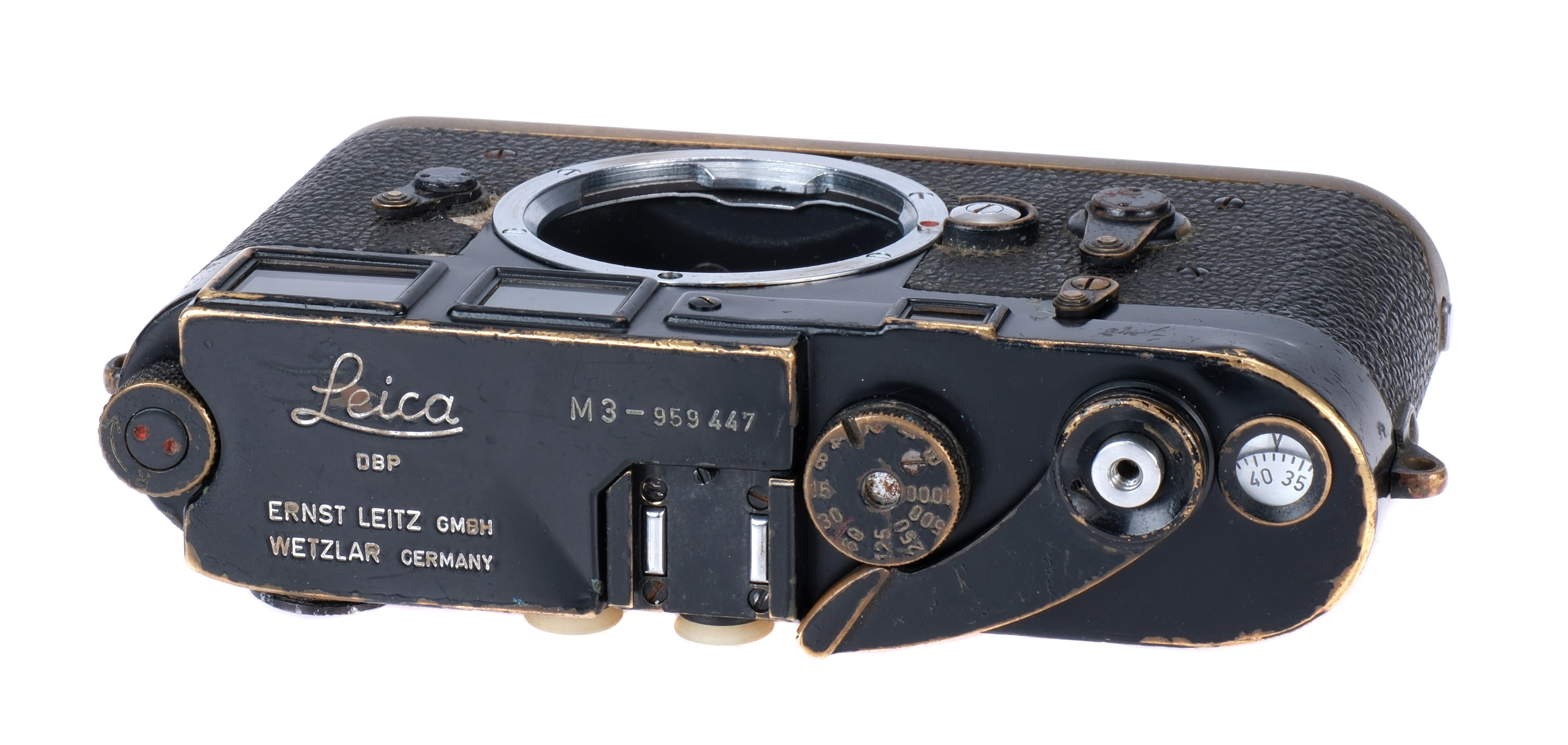 The Black Paint Leica M3 Camera