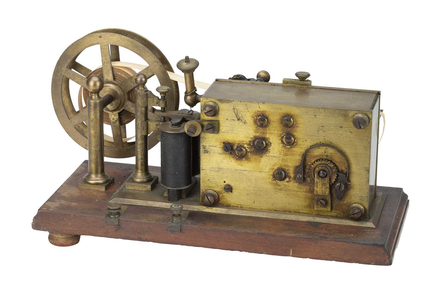 Lot 468 - A French Telegraph Morse Code Ticker Machine,
