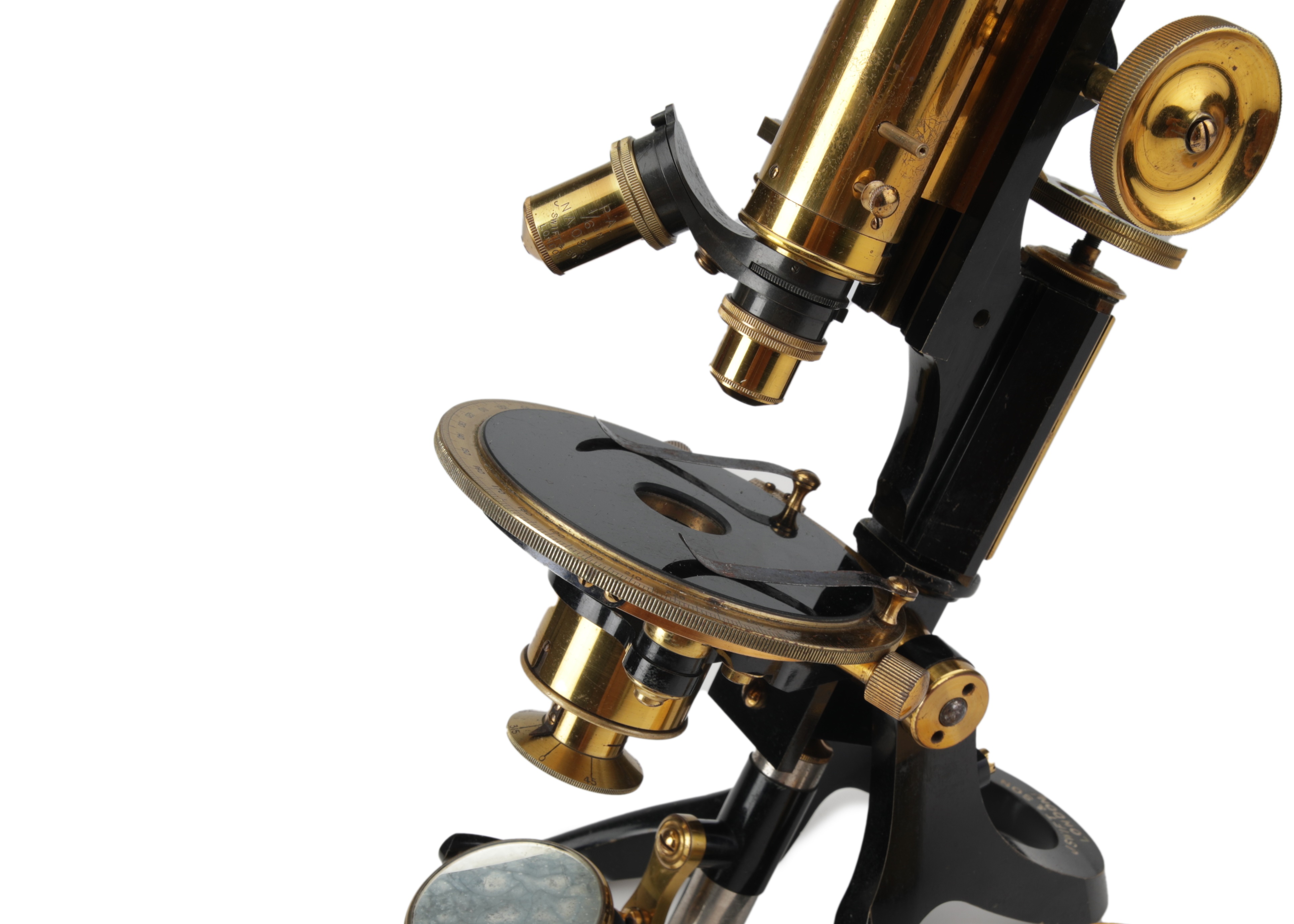 Lot 389 - A Swift Petrological Microscope,