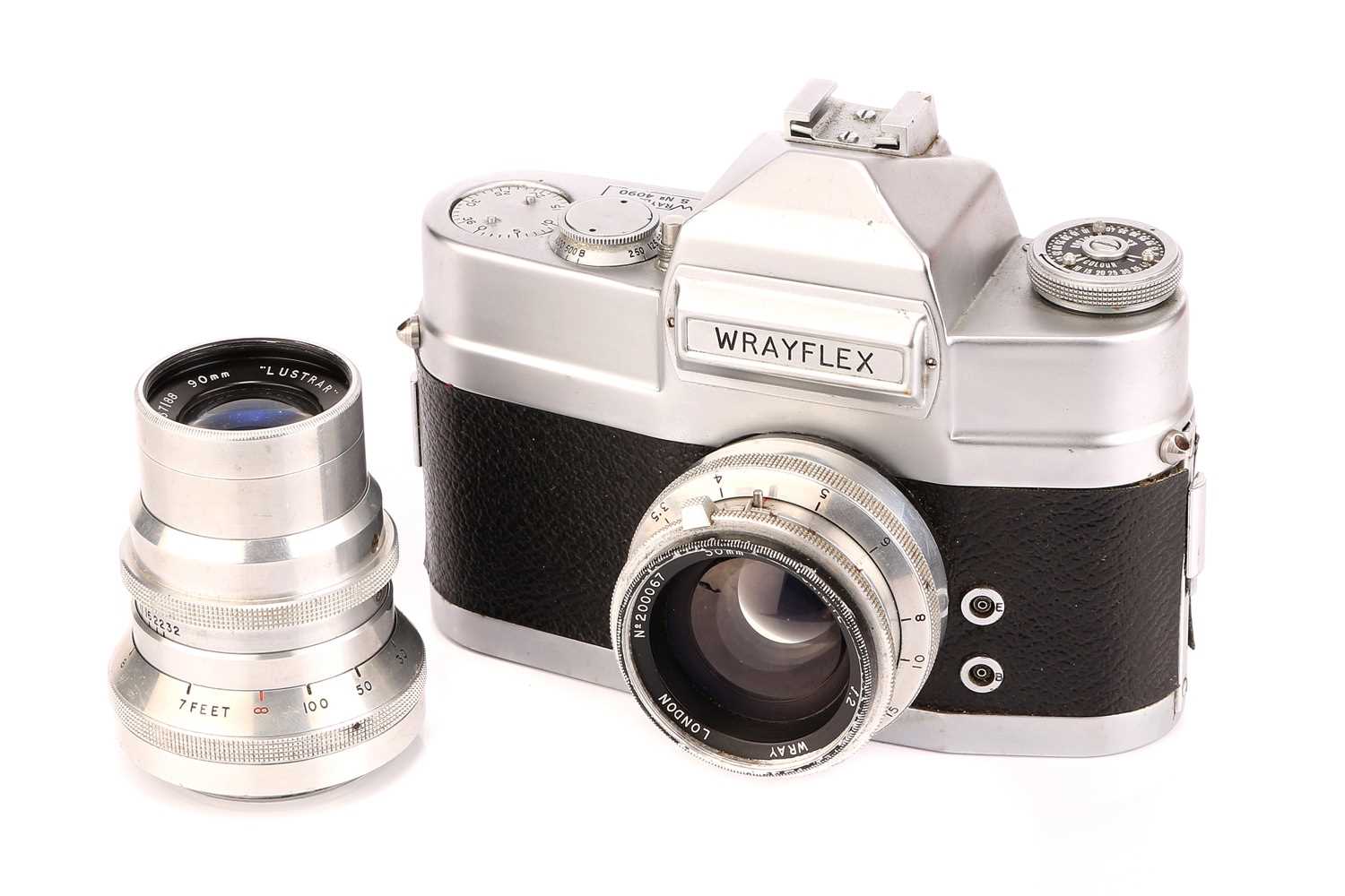 Lot 1156 - A Wray Wrayflex II SLR Camera,