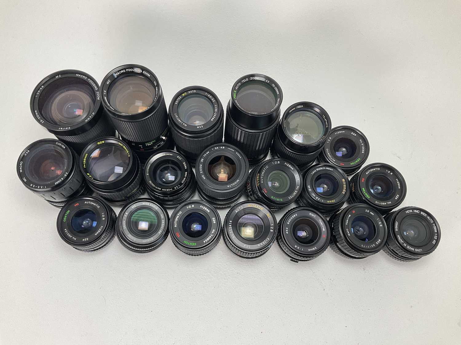 Lot 803 - A Mixed Selection of Lenses,