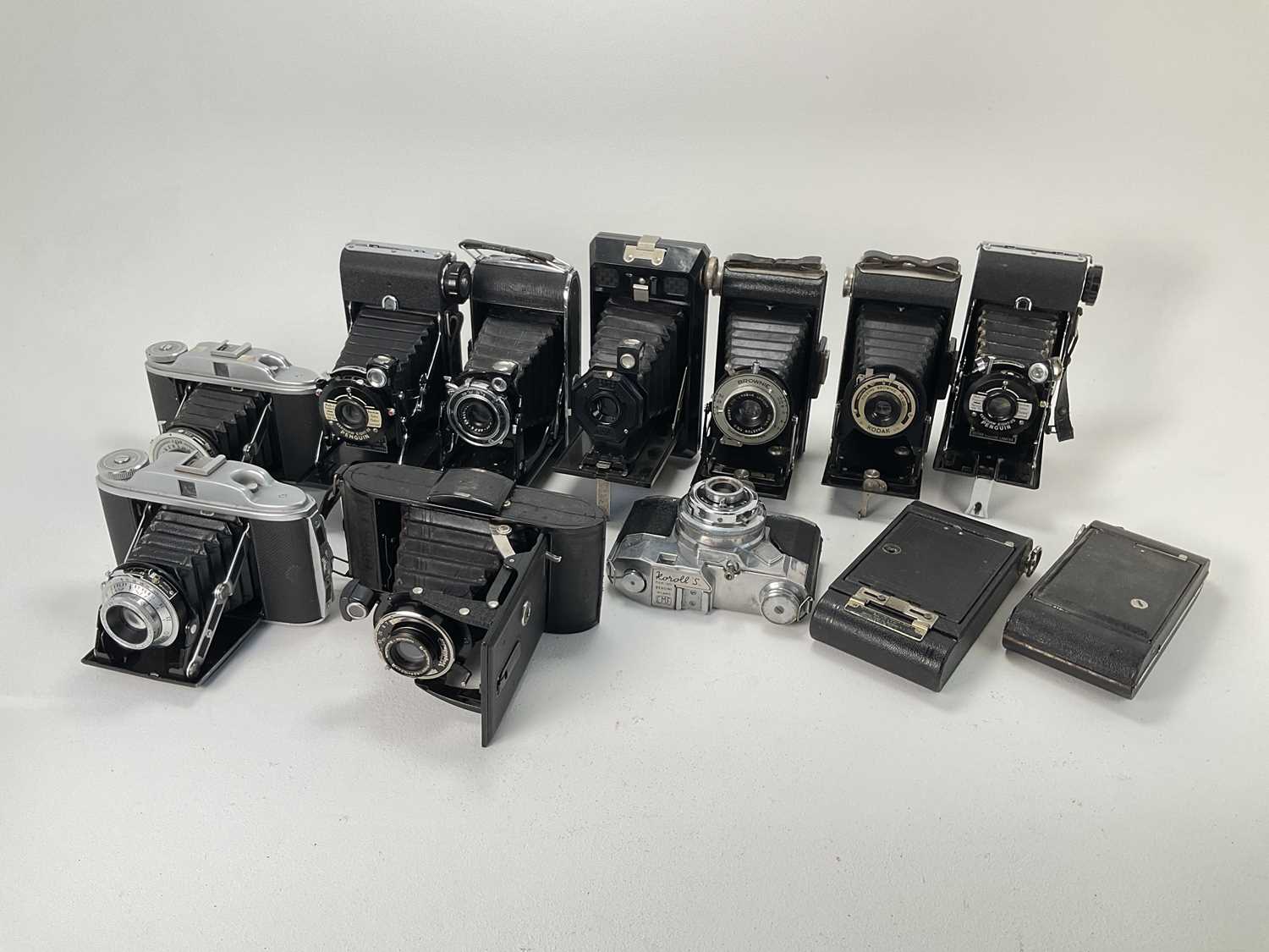 Lot 724 - A Mixed Selection of Folding Cameras,