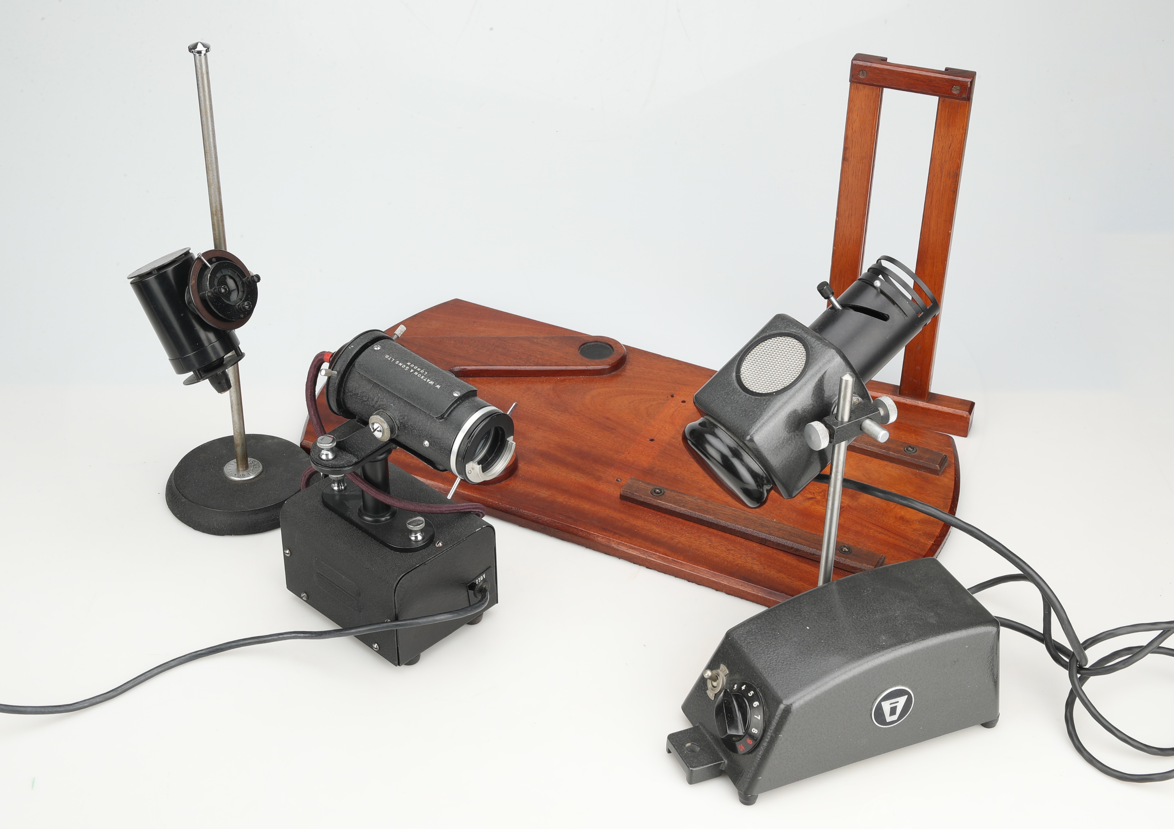 Lot 267 - Three Microscope Lamps,