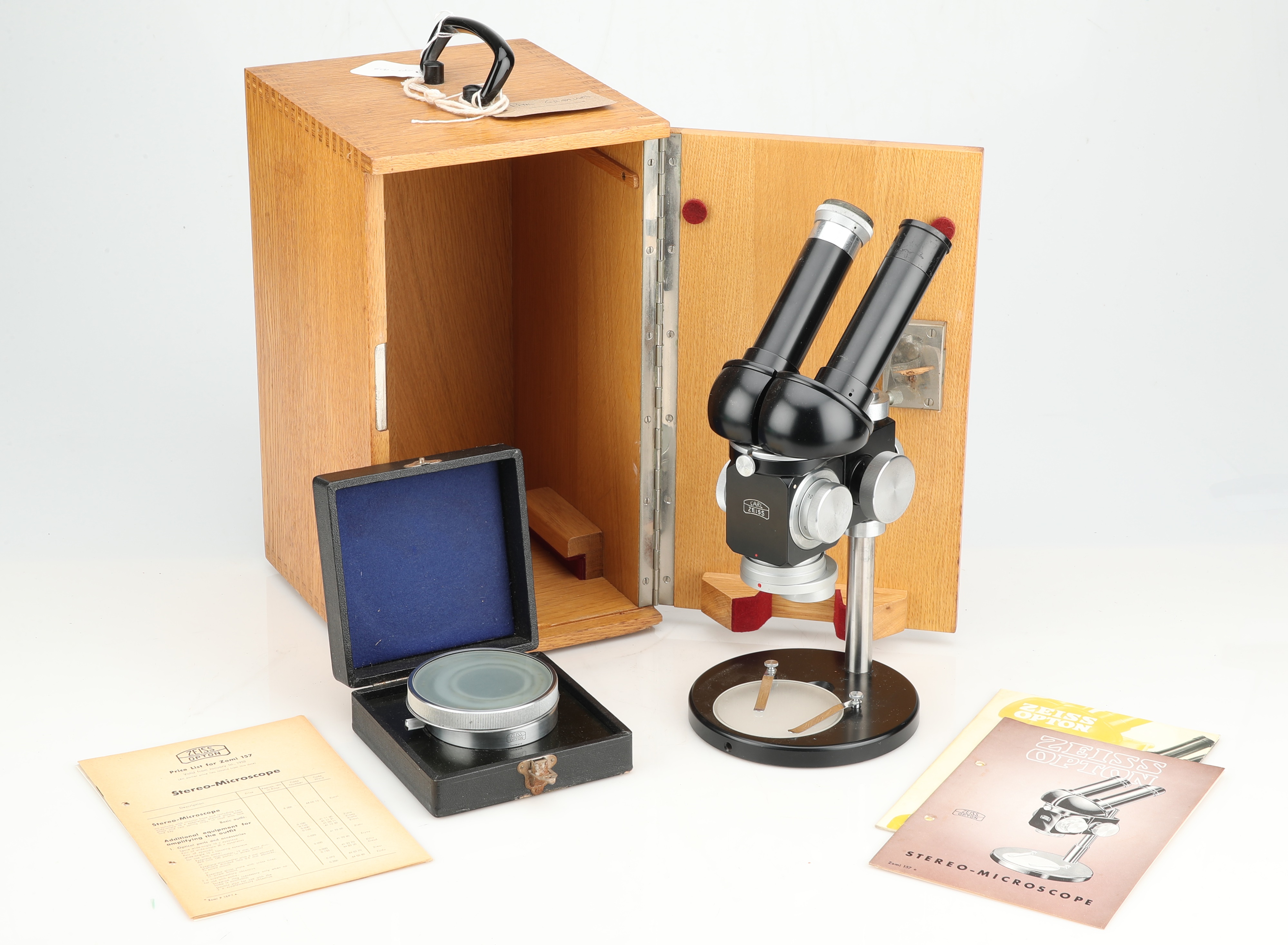 Lot 273 - Zeiss Opton Binocular Microscope,