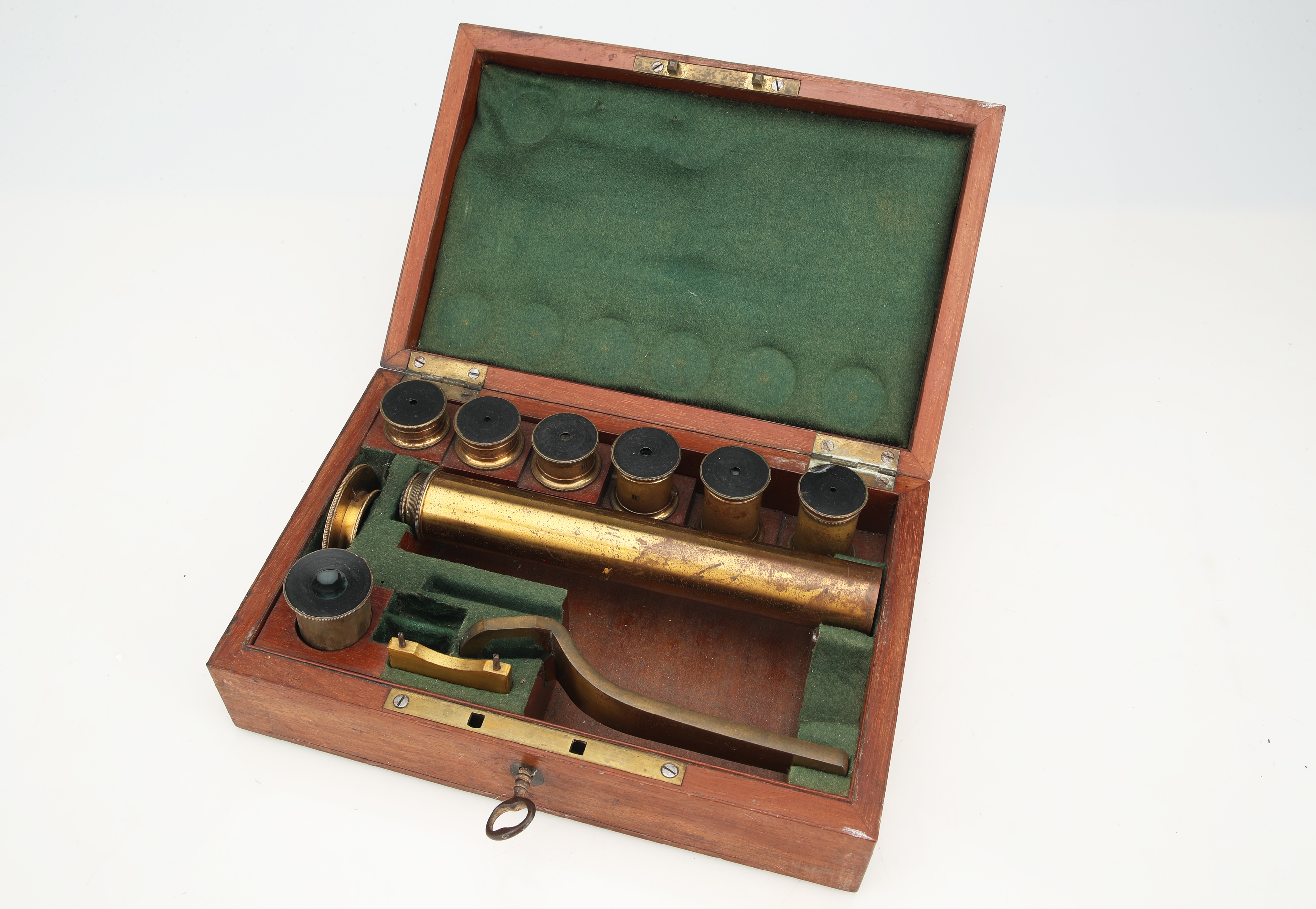 Lot 270 - An Early Microscope Accessory Set,