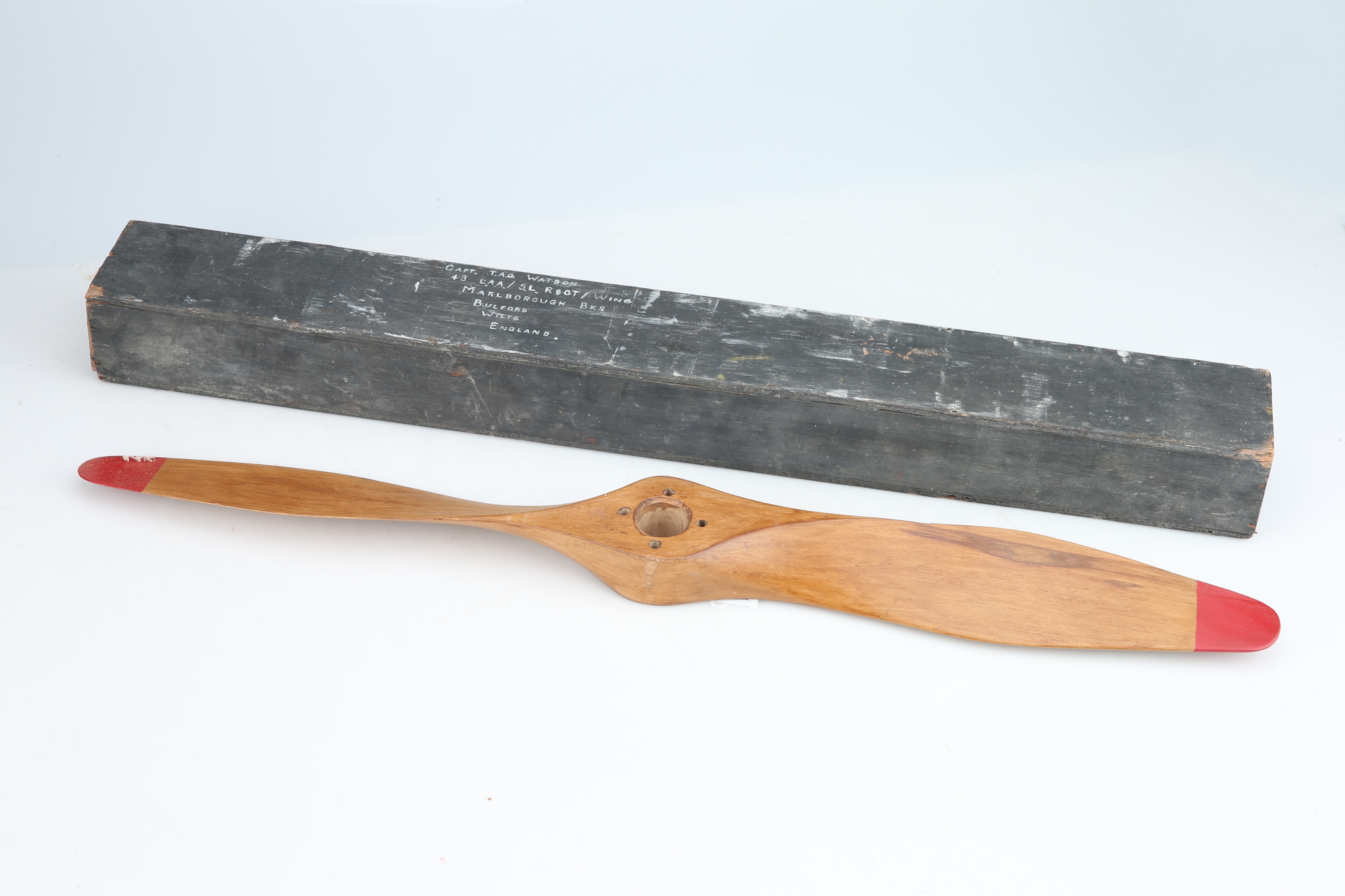 Lot 170 - Two WWII Target Drone Propellers,