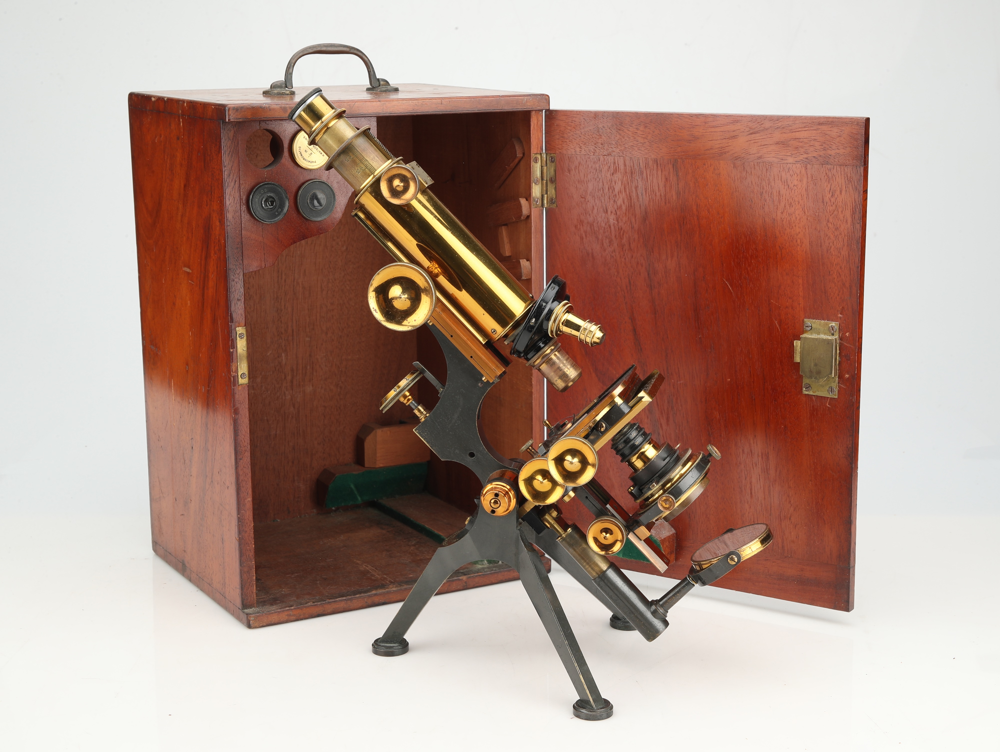 Lot 255 - Watson Edinburgh Compound Microscope,