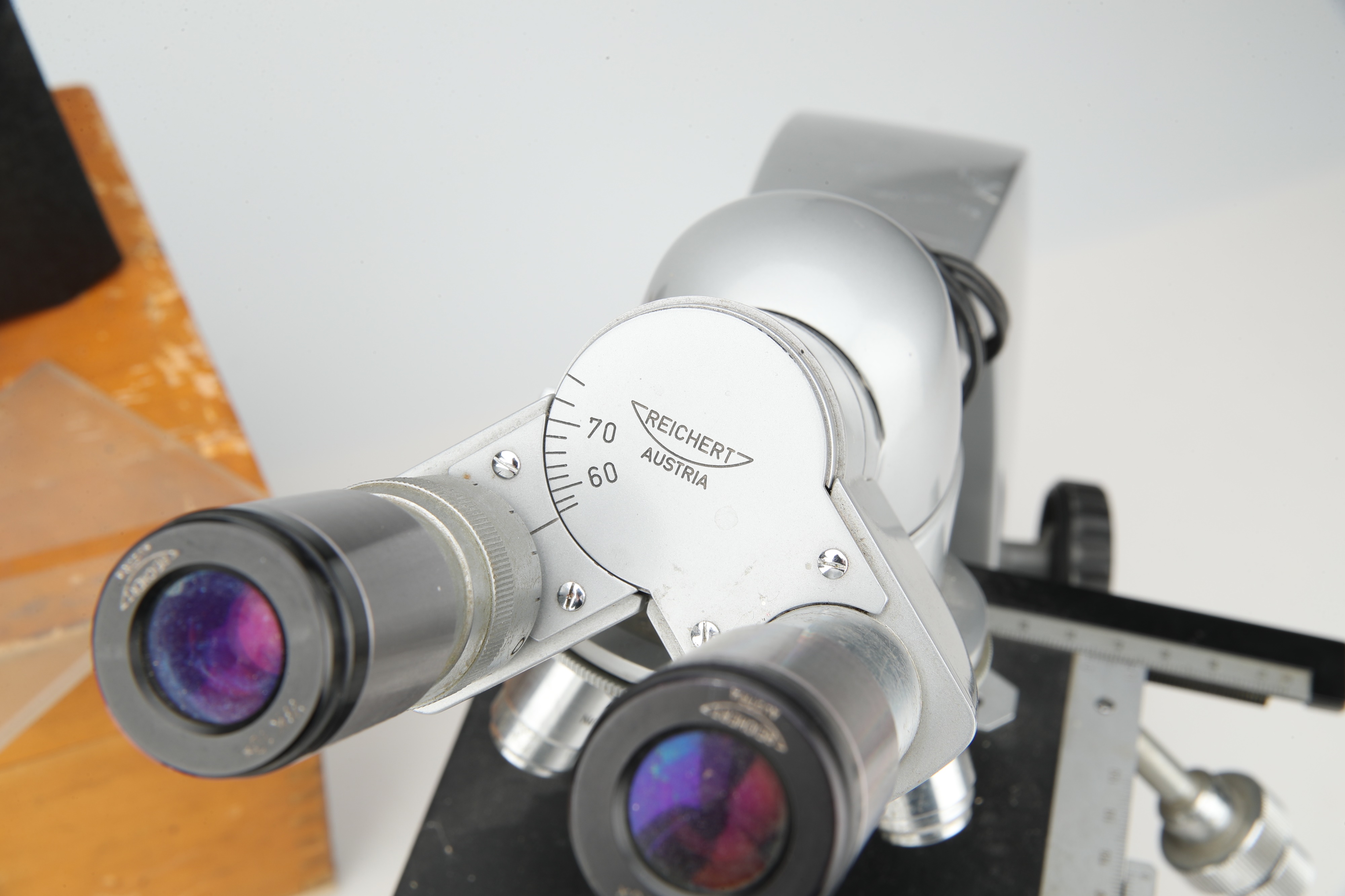 Lot 221 - A Reicheart of Austria Microscope,