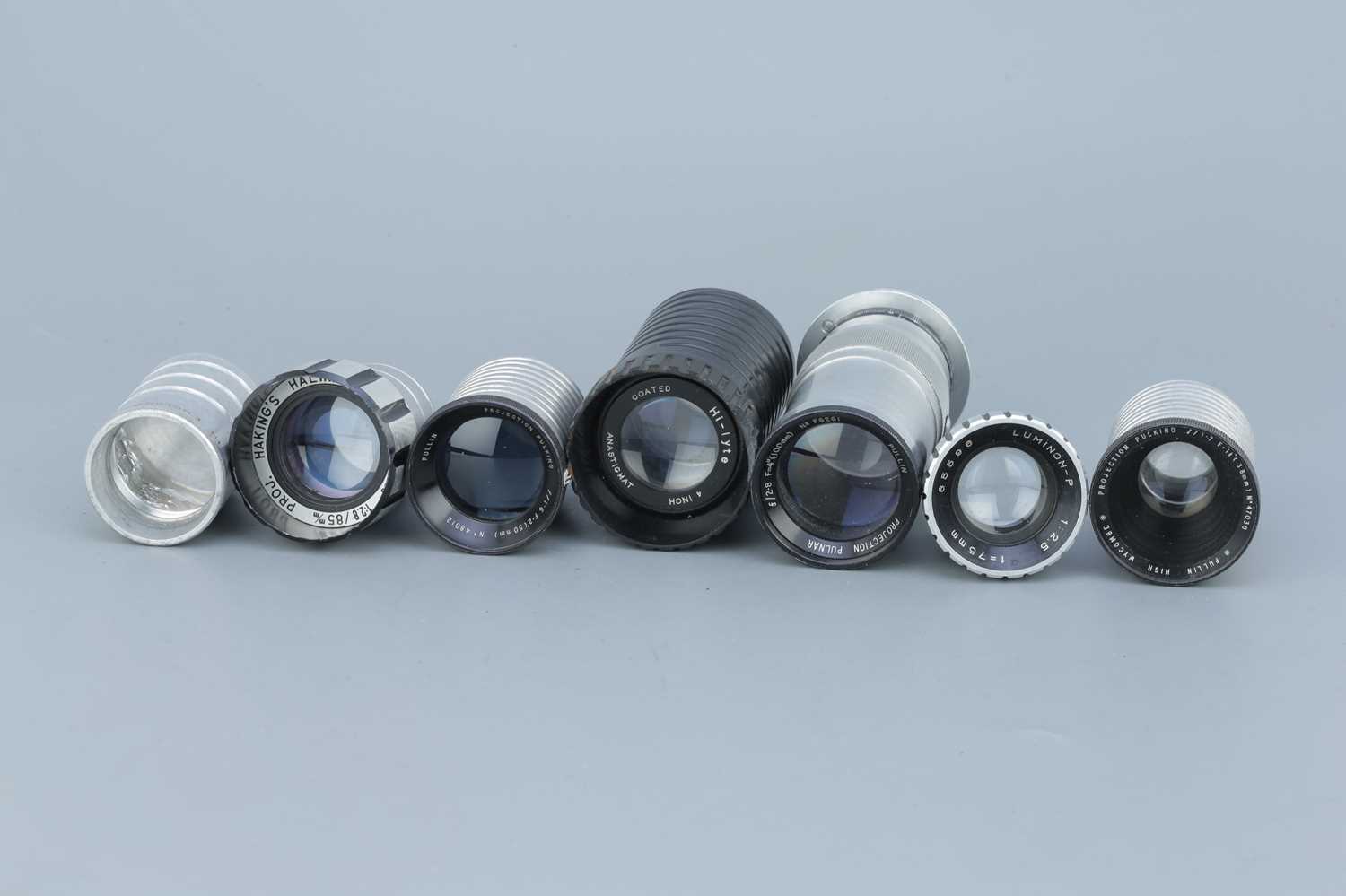 Lot 833 - A Selectio of Various Projection Lenses,