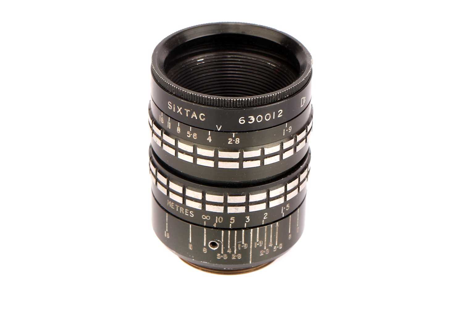 Lot 1235 - A Dallmeyer Sixtac f/1.9 25mm Lens,