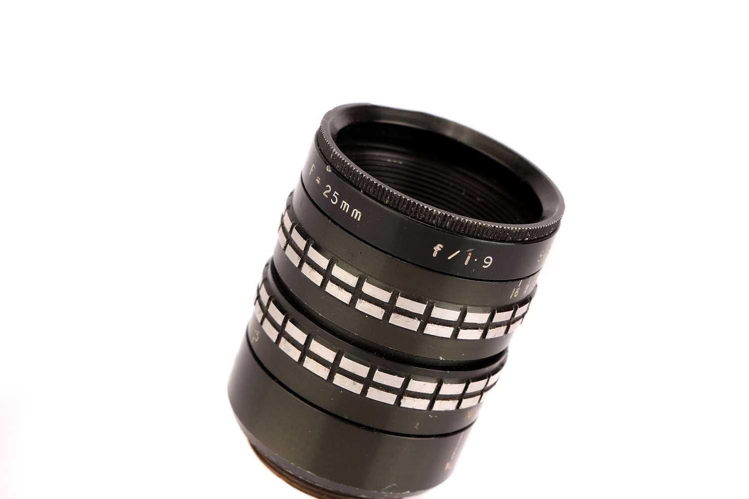Lot 1235 - A Dallmeyer Sixtac f/1.9 25mm Lens,