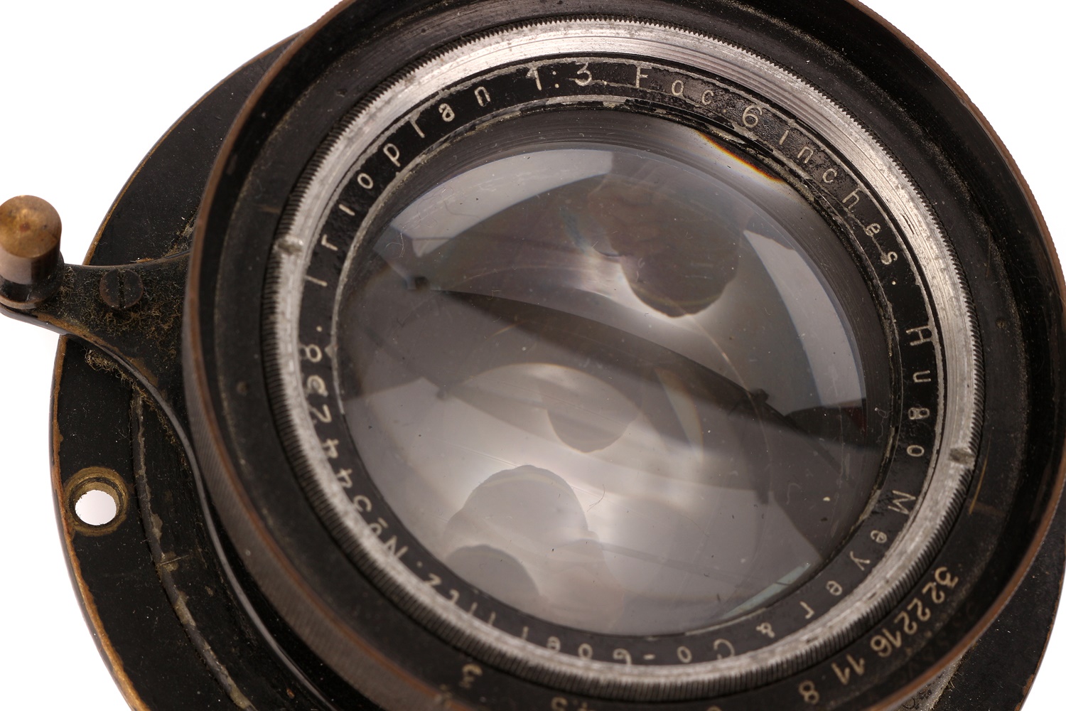Lot 1237 - A Hugo Meyer Trioplan f/3 6" Lens,