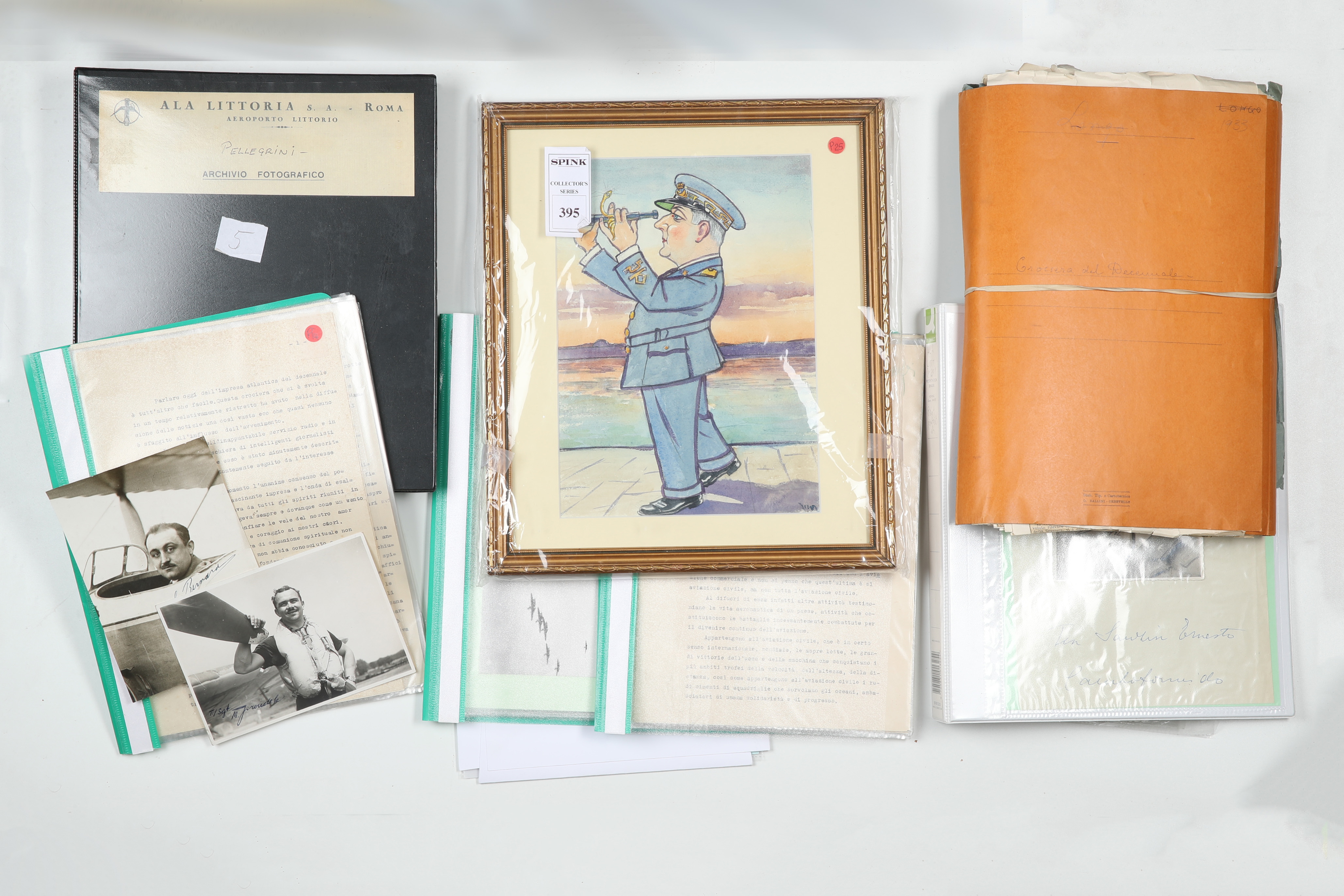 Lot 819 - Gen. Aldo Pellegrini (1888-1940) Archive