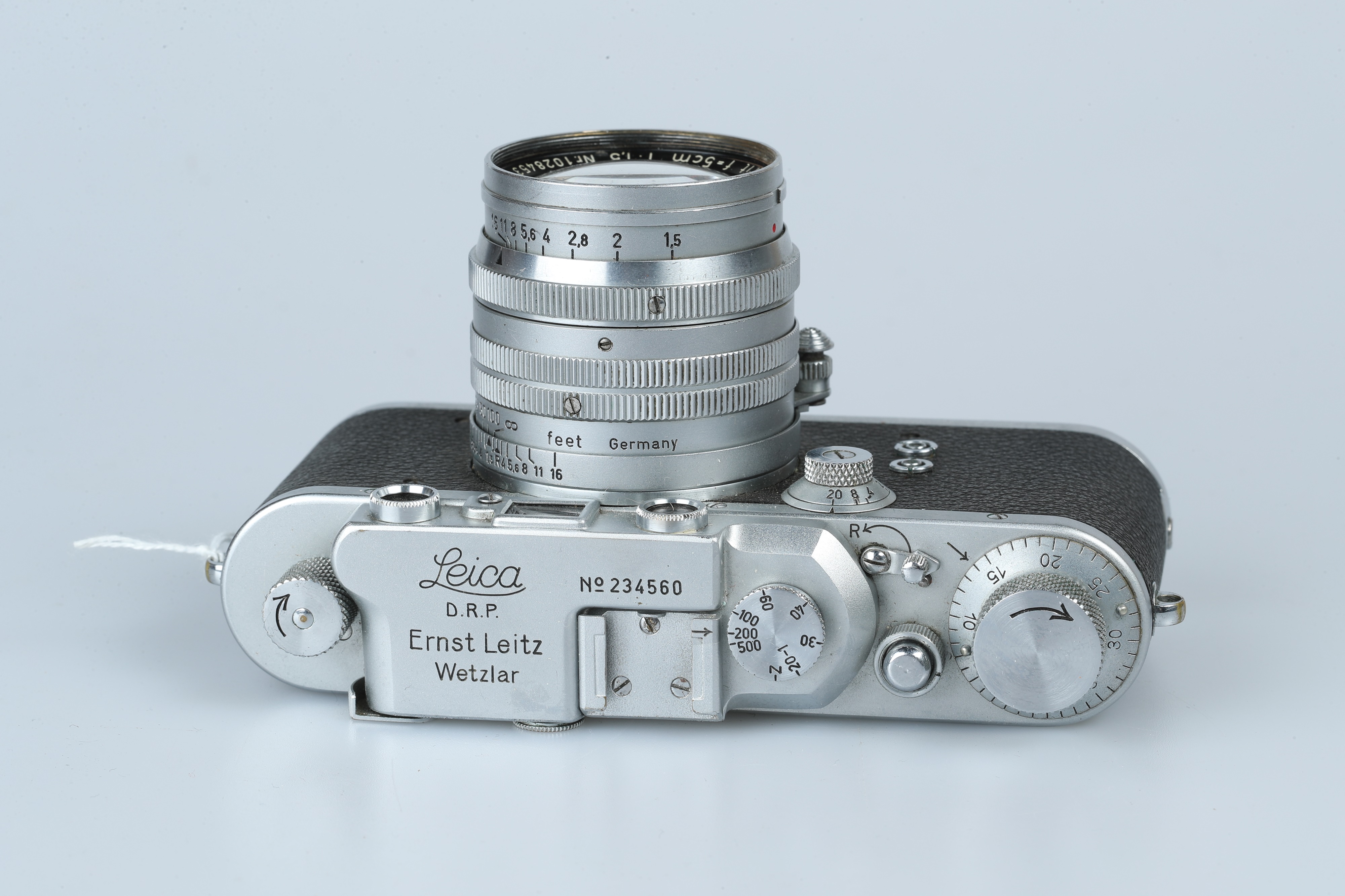 Lot 34 - A Leica III Rangefinder Camera,
