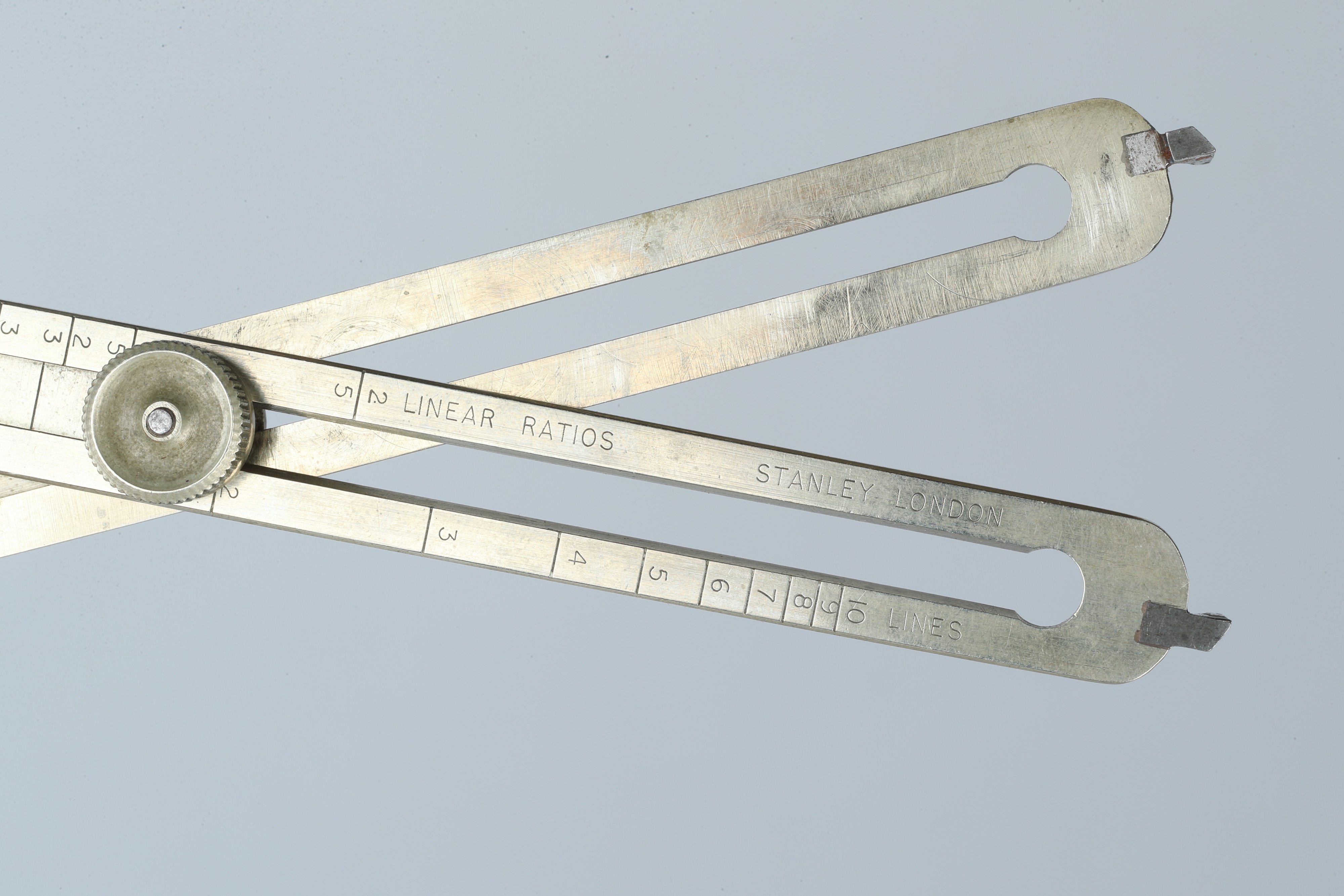 Lot 739 - Two Hook End Proportional Dividers,