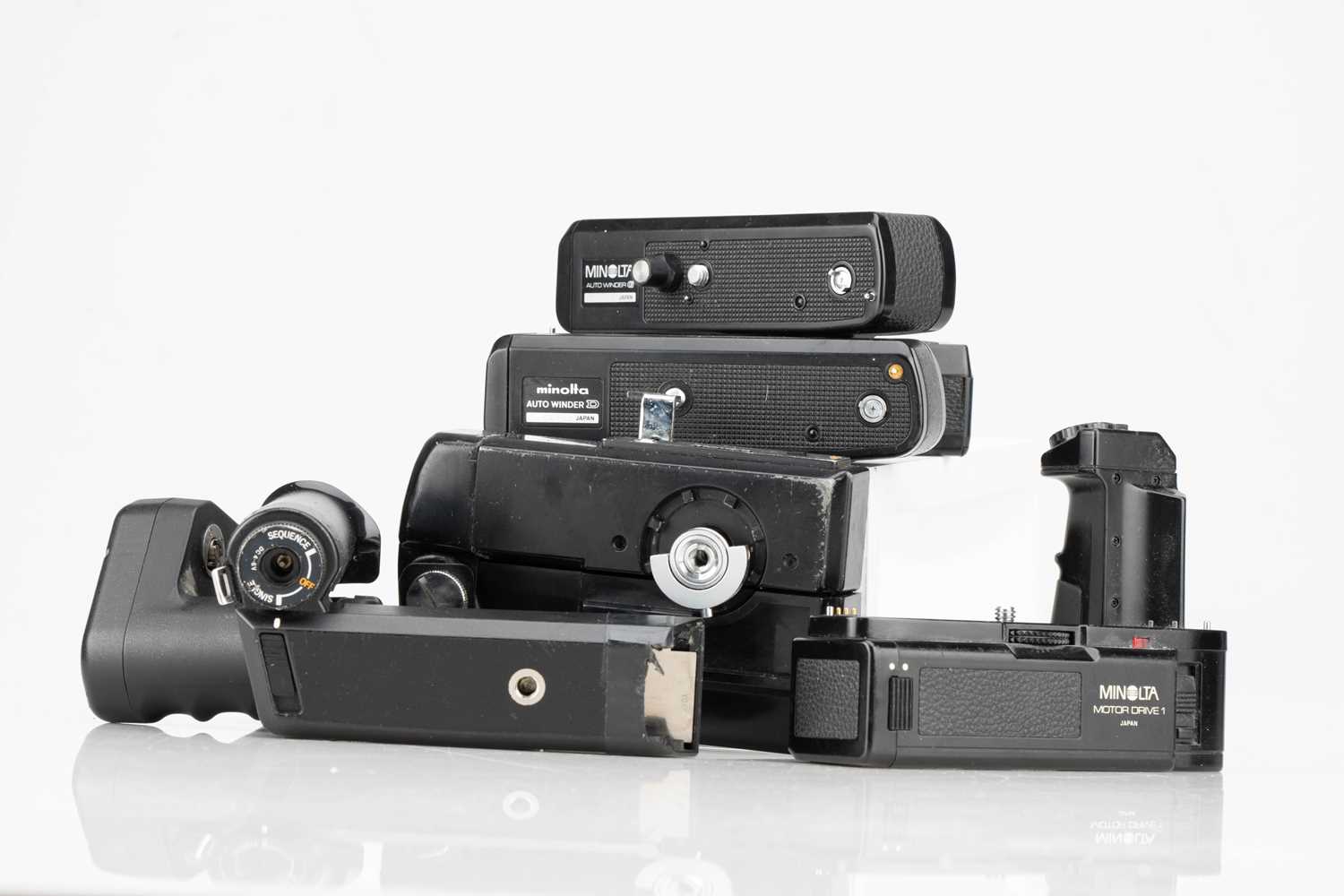 Lot 371 - A Mixed Selection of Camera Winder Grips,