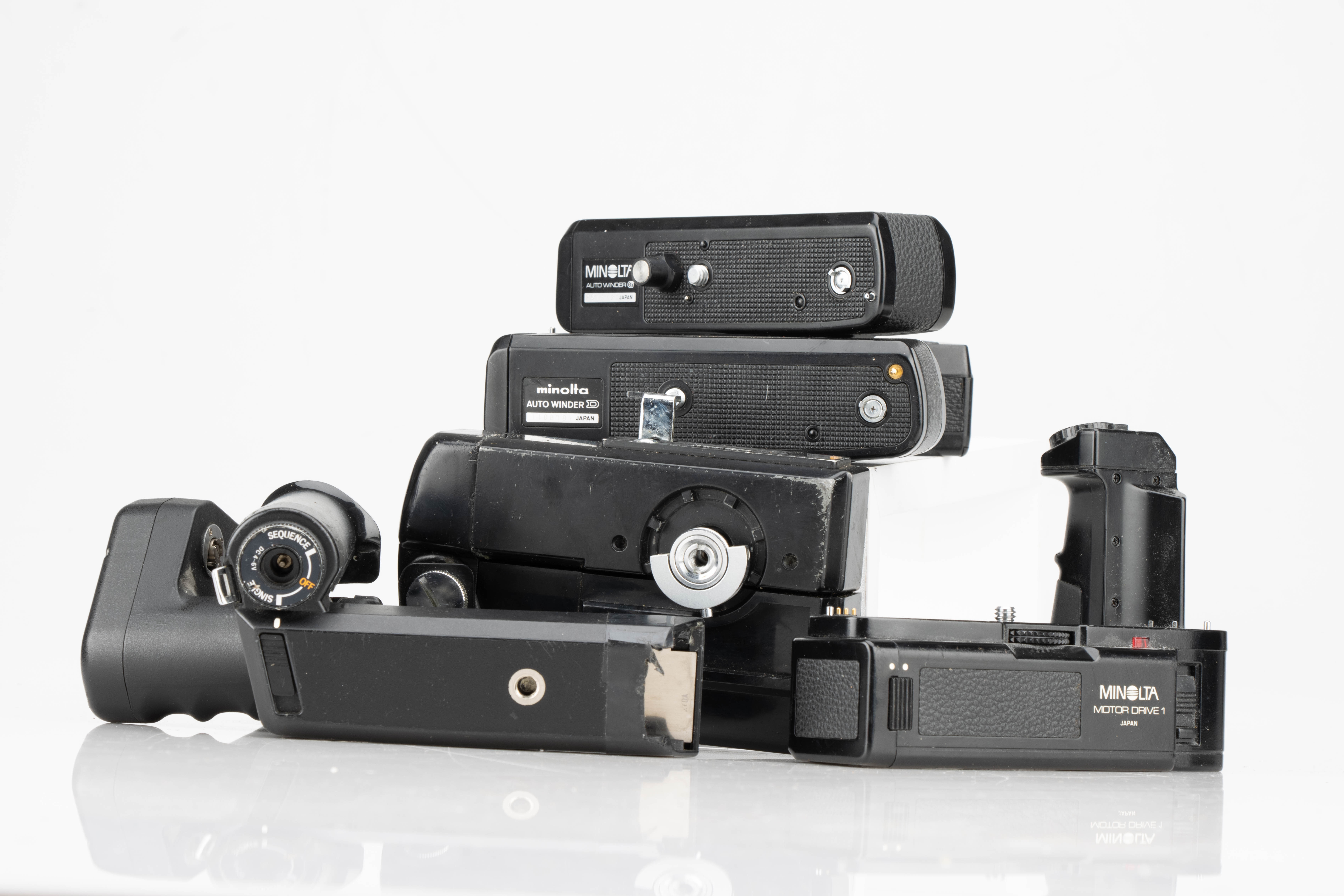 Lot 371 - A Mixed Selection of Camera Winder Grips,