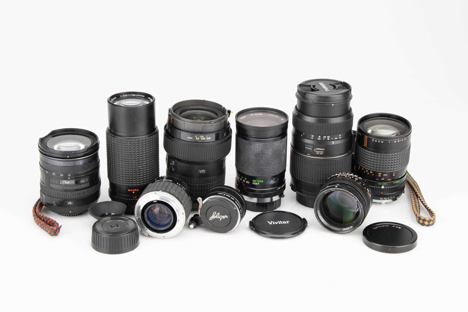 Lot 336 - A Mixed Selection of Camera Lenses,