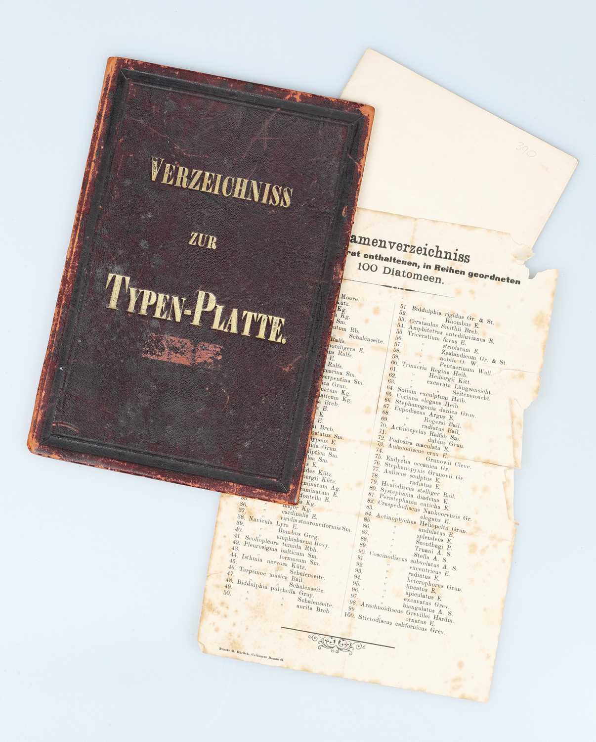 Lot 667 - Microscope - J.D. Moller Arranged Diatom