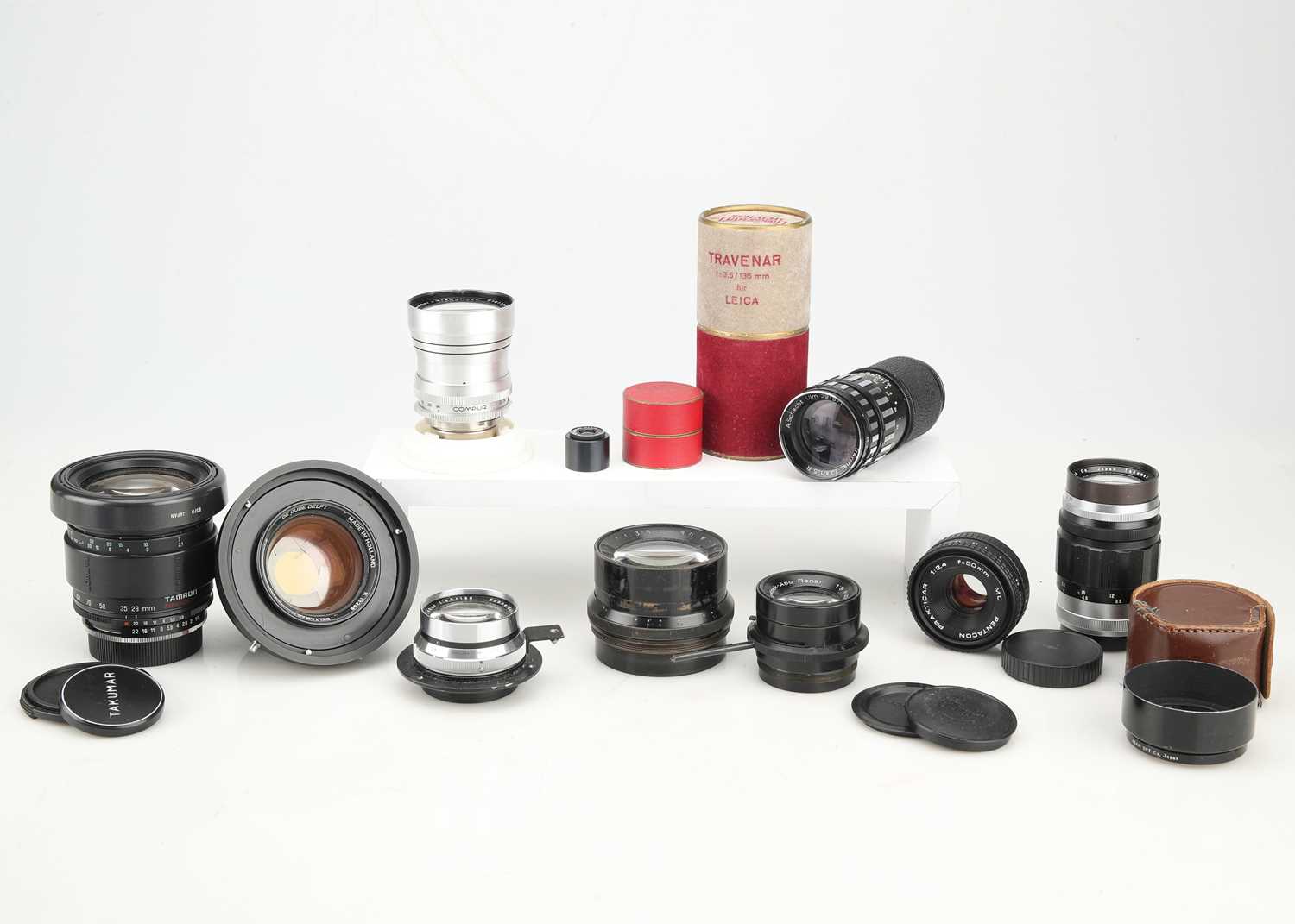 Lot 332 - A Collection of Various Lenses,