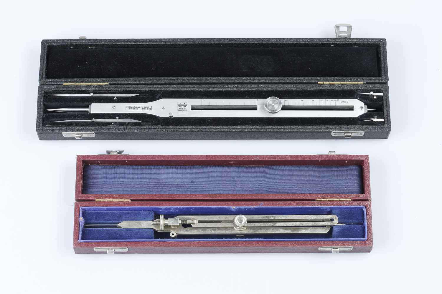 Lot 730 - Two Pairs of Precision Proportional Dividers,