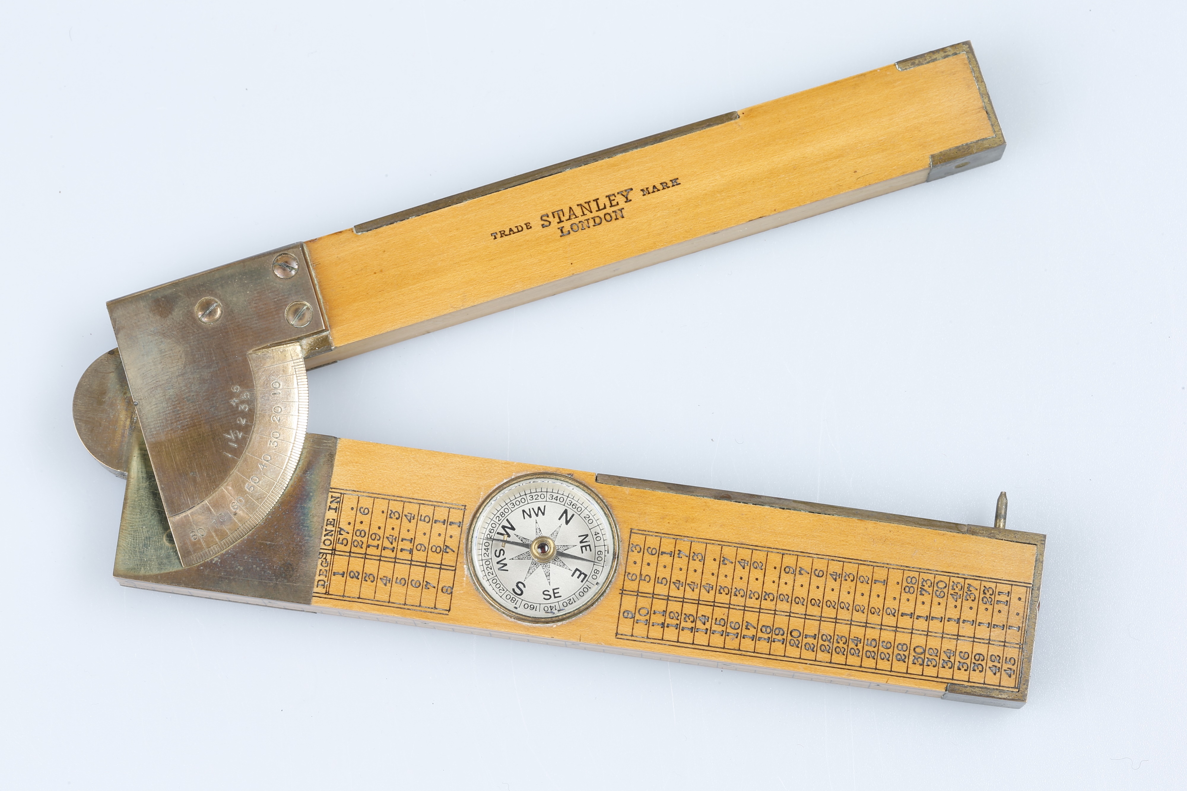 Lot 728 - A Stanley Protractor Level,