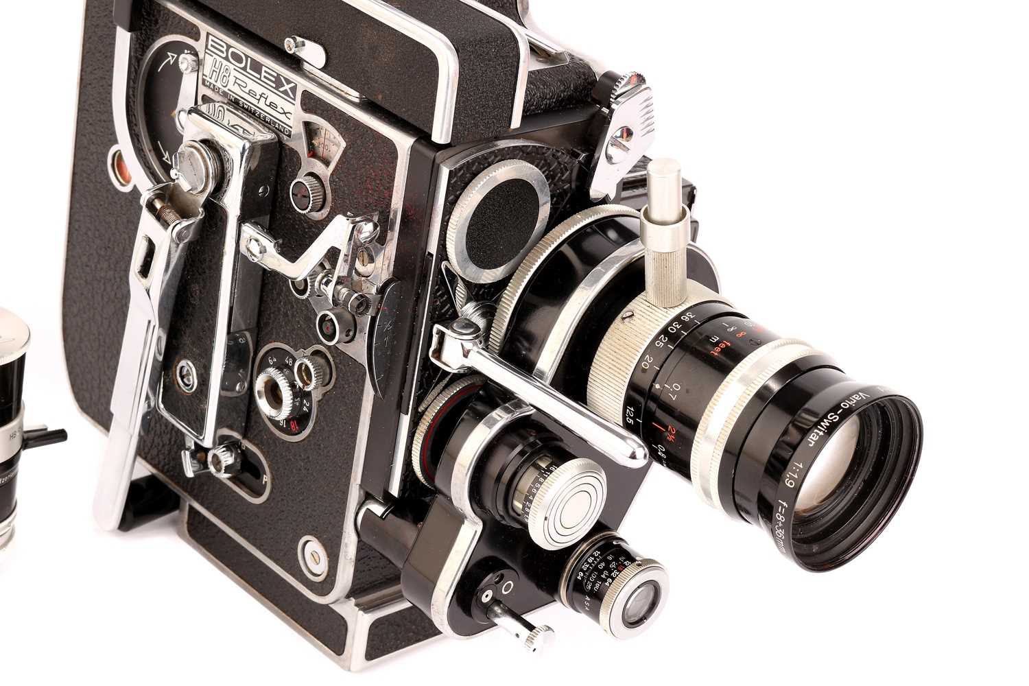 Lot 1285 - A Paillard Bolex H8 Reflex 8mm Cine Camera,