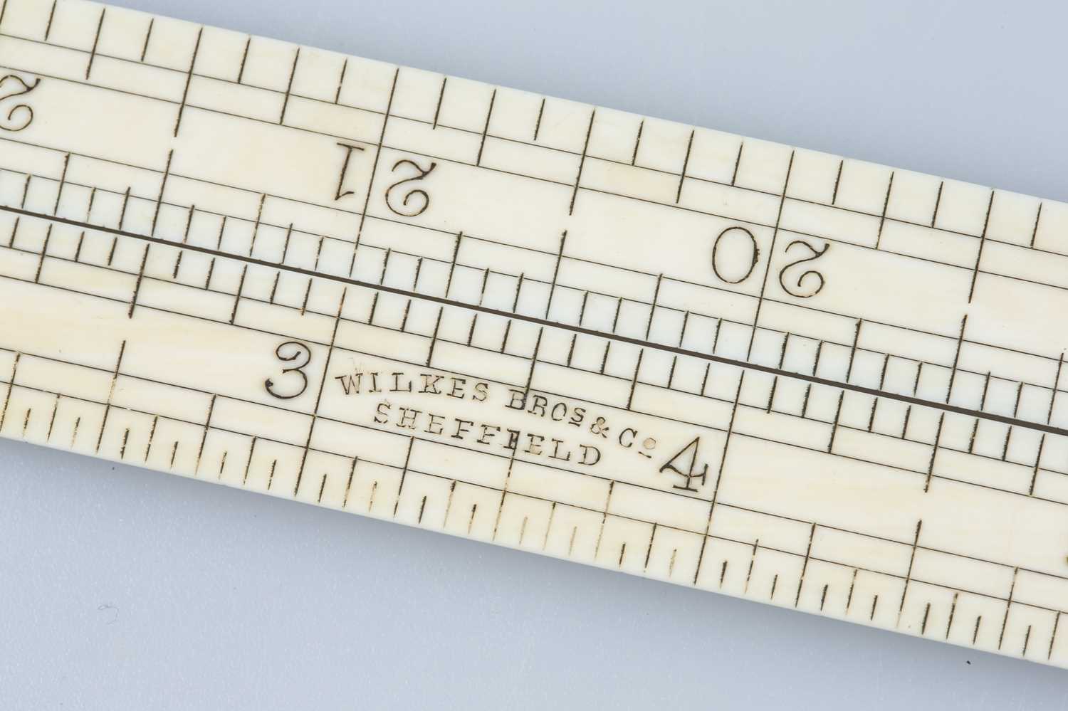 Lot 729 - A Good Architect's 4-fold 2-foot rule, and