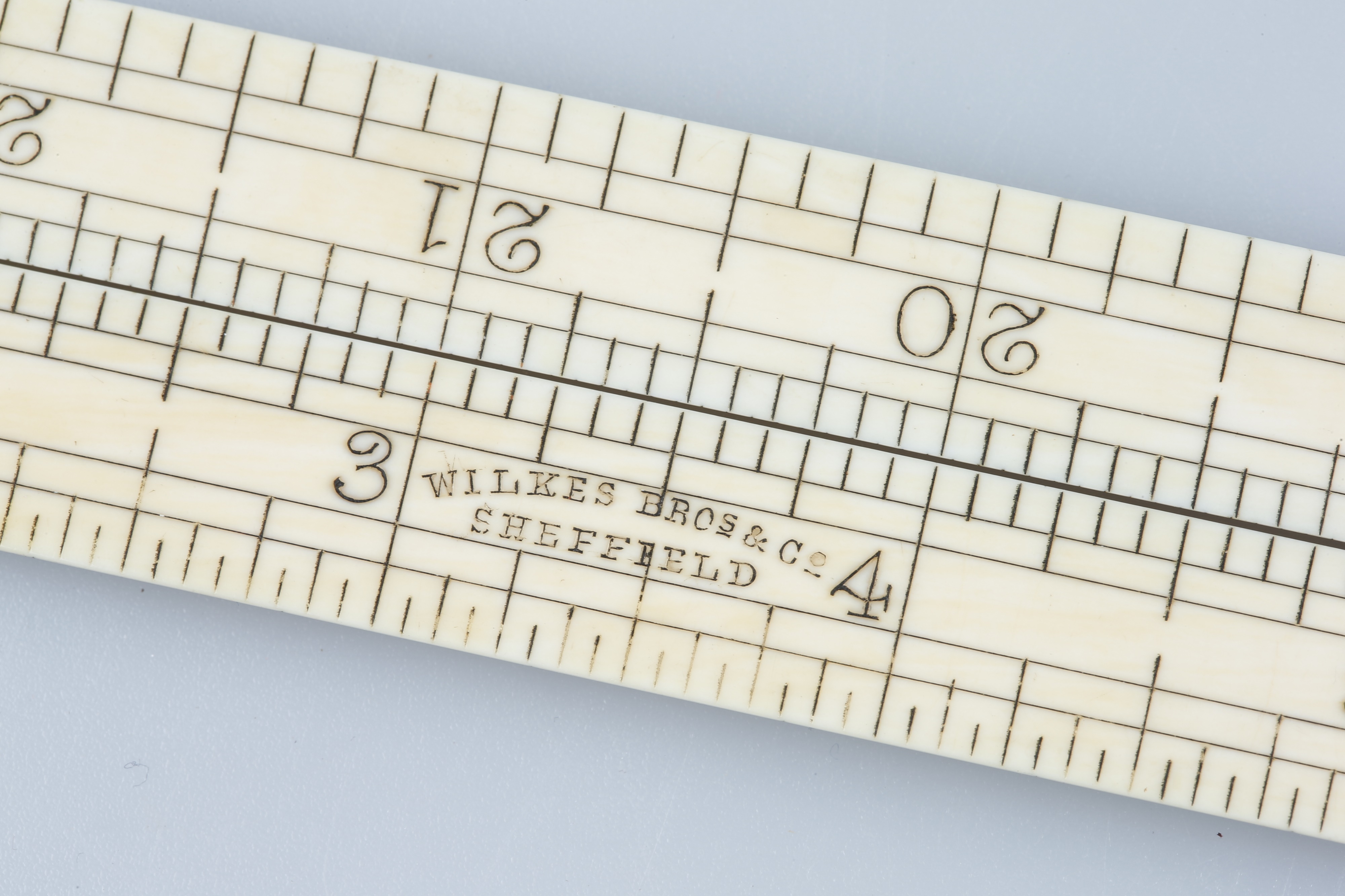 Lot 729 - A Good Architect's 4-fold 2-foot rule, and