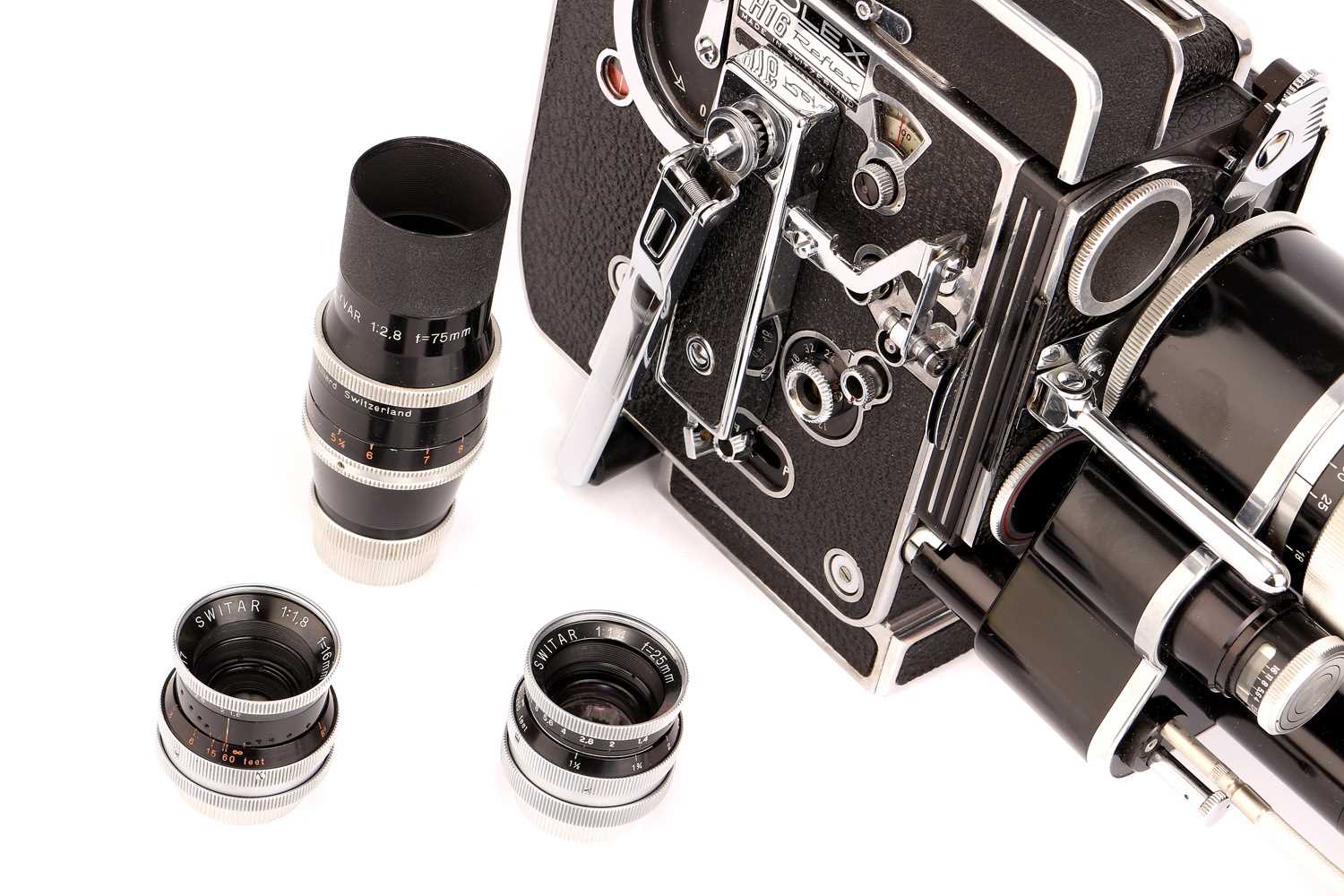 Lot 1286 - A Paillard Bolex H16 REX5 16mm Cine Camera,