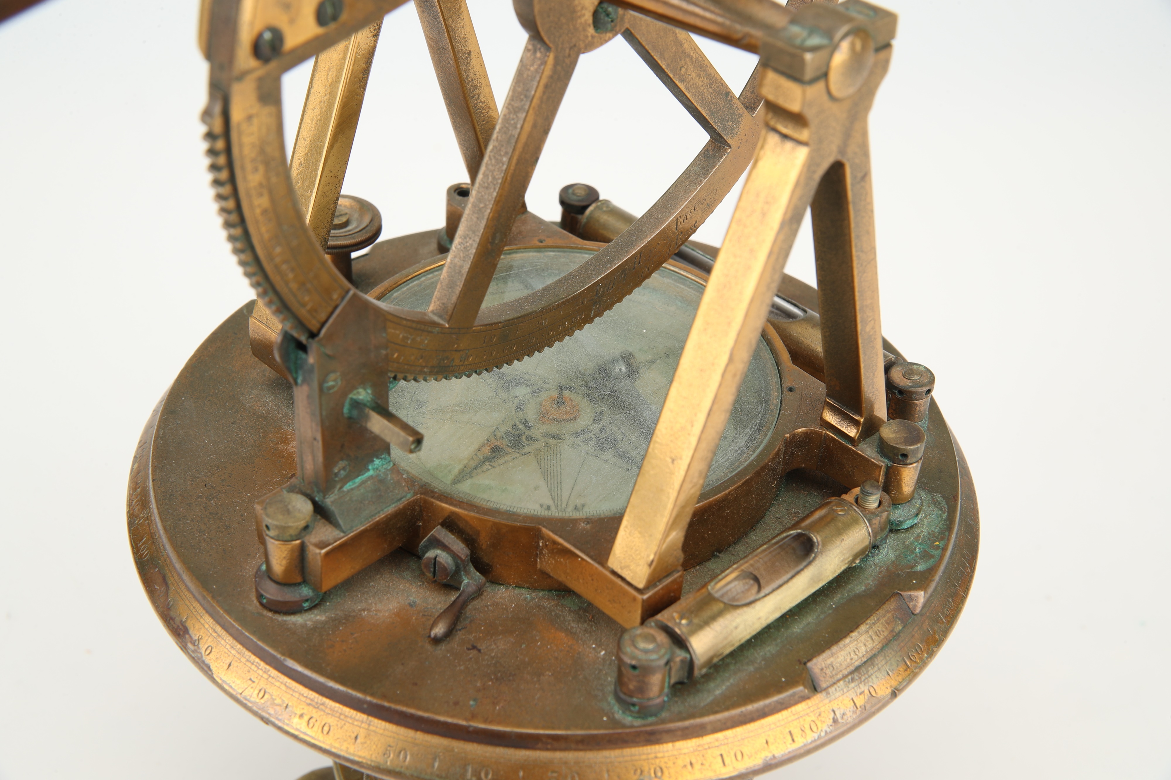 Lot 766 - A Late 18th Century Surveyors Theodolite,
