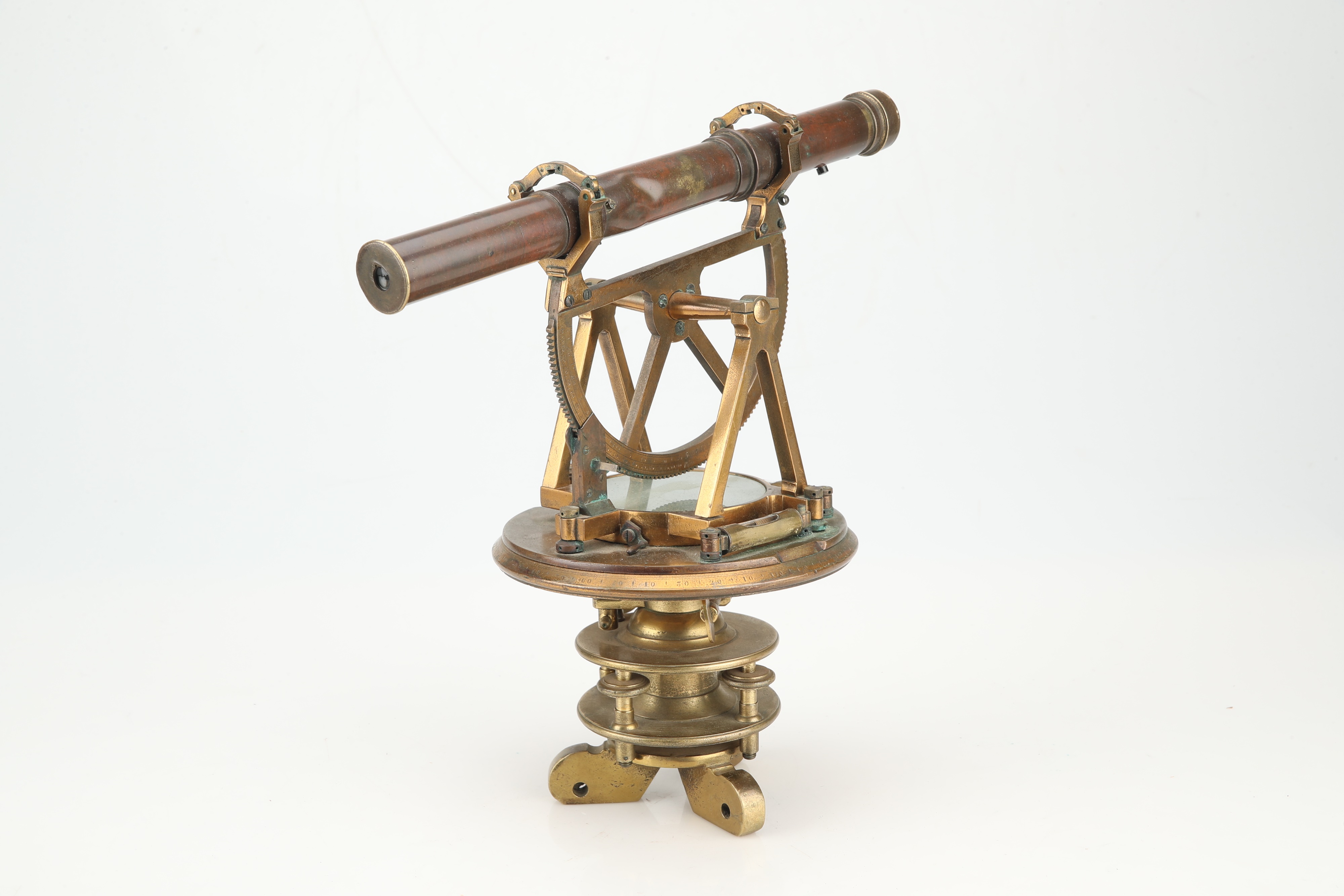 Lot 766 - A Late 18th Century Surveyors Theodolite,