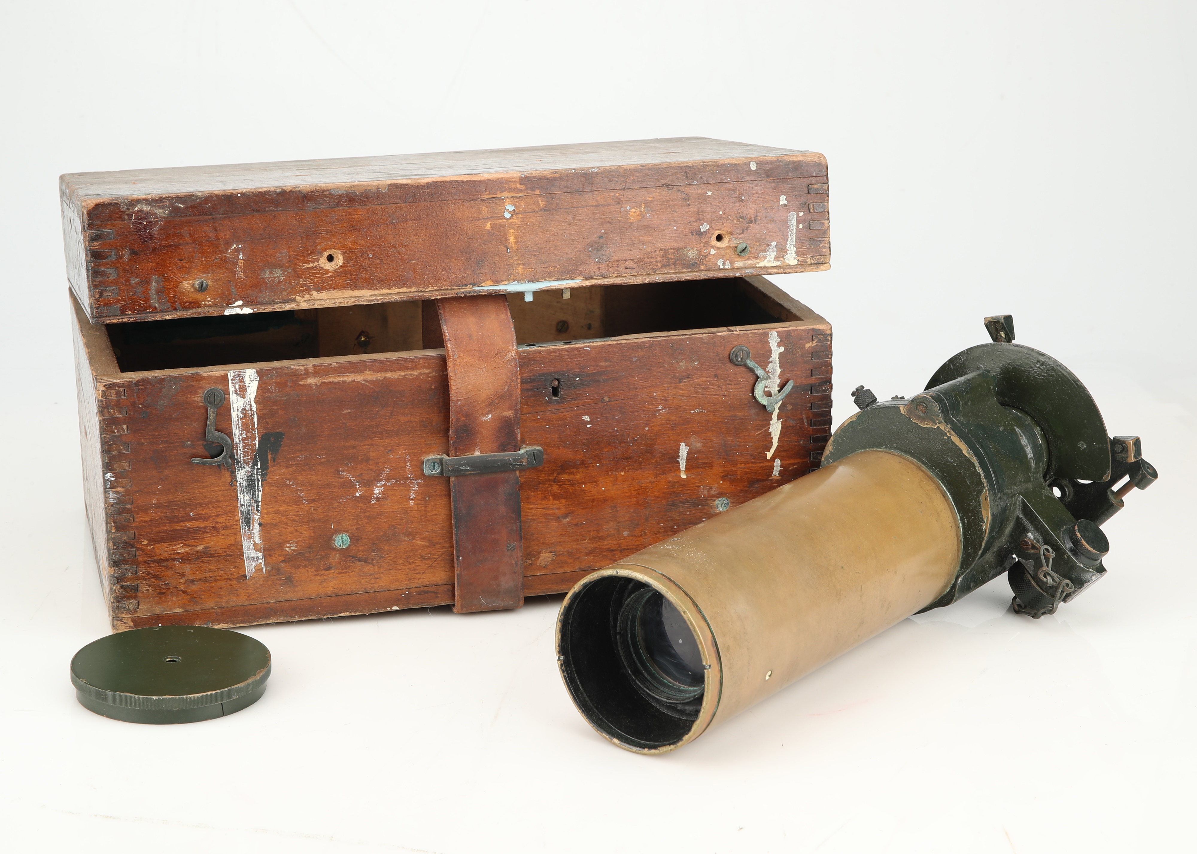 Lot 698 - A Ross Military Prismatic Telescope,