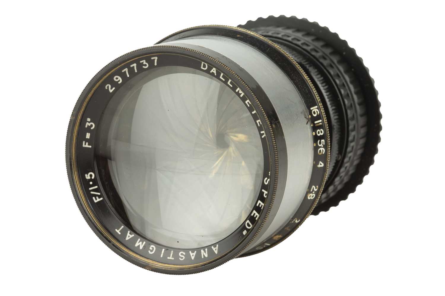 Lot 157 - A Dallmeyer Speed Anastigmat f/1.5 3" Lens,