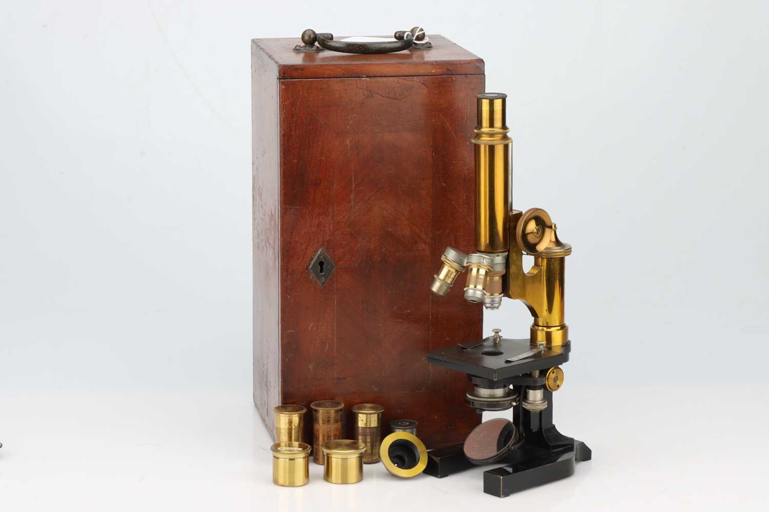 Lot 322 - An Antique Leitz Compound Microscope,