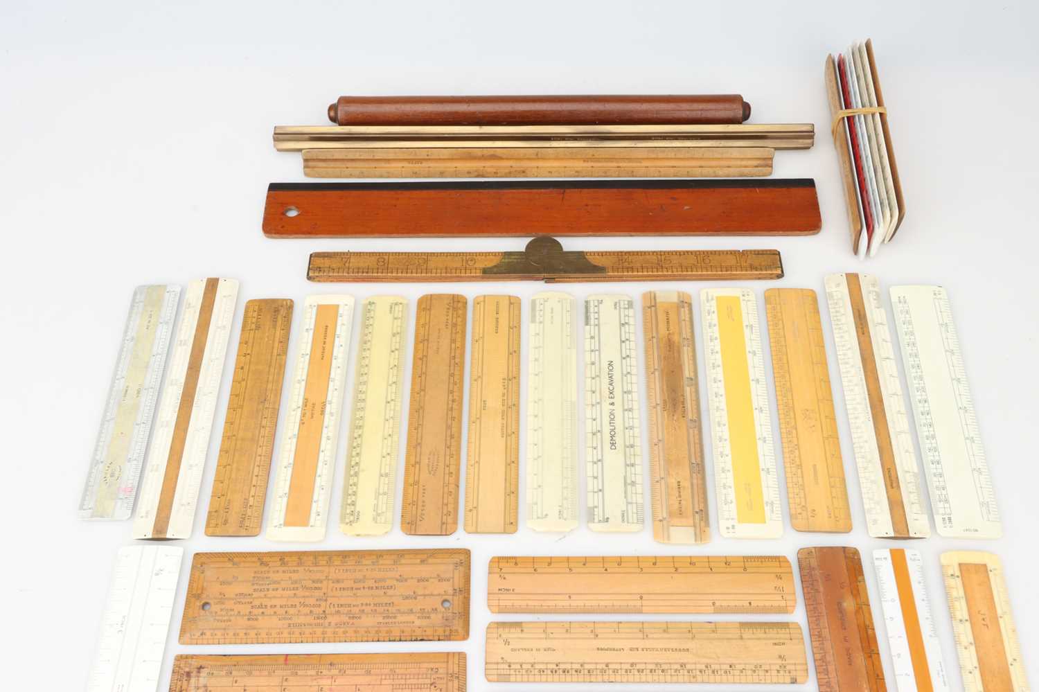 Lot 265 - A Collection of Rules and Rulers,