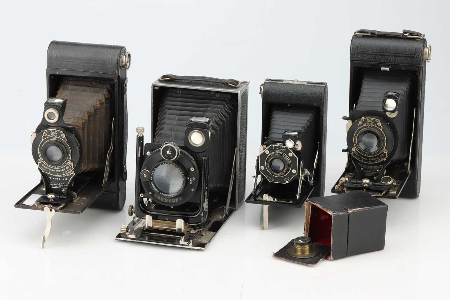 Lot 353 - A Selection of Folding Cameras,