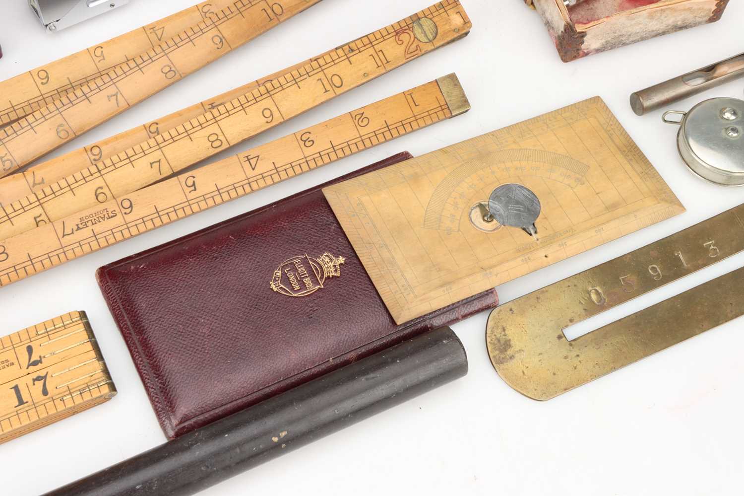 Lot 273 - A Collection of Rules and Gauges etc,