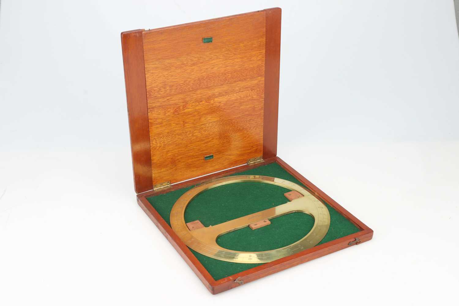 Lot 274 - A 12 inch Protractor by Halden,