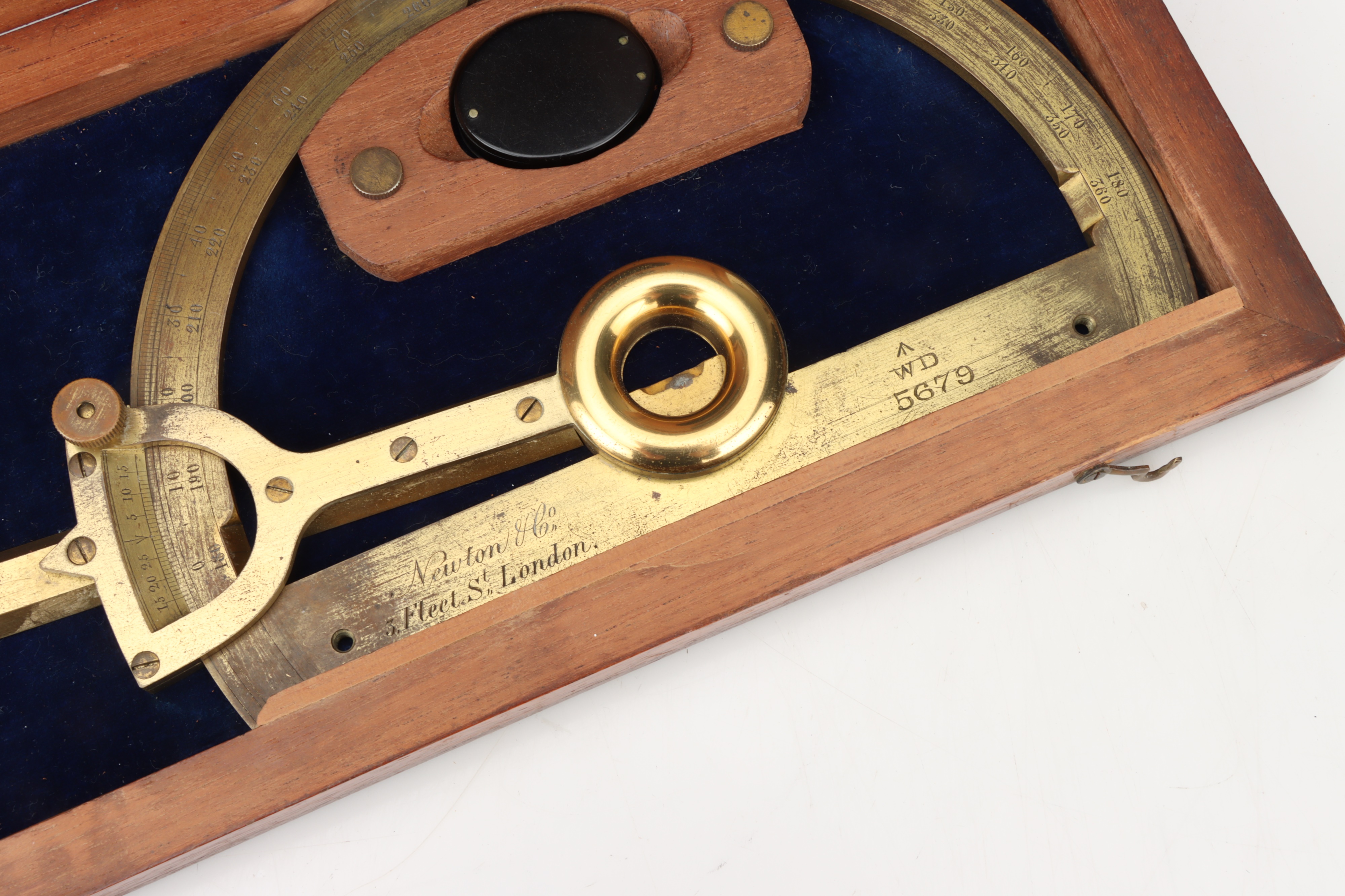 Lot 279 - A Single-Arm Vernier Protractor,