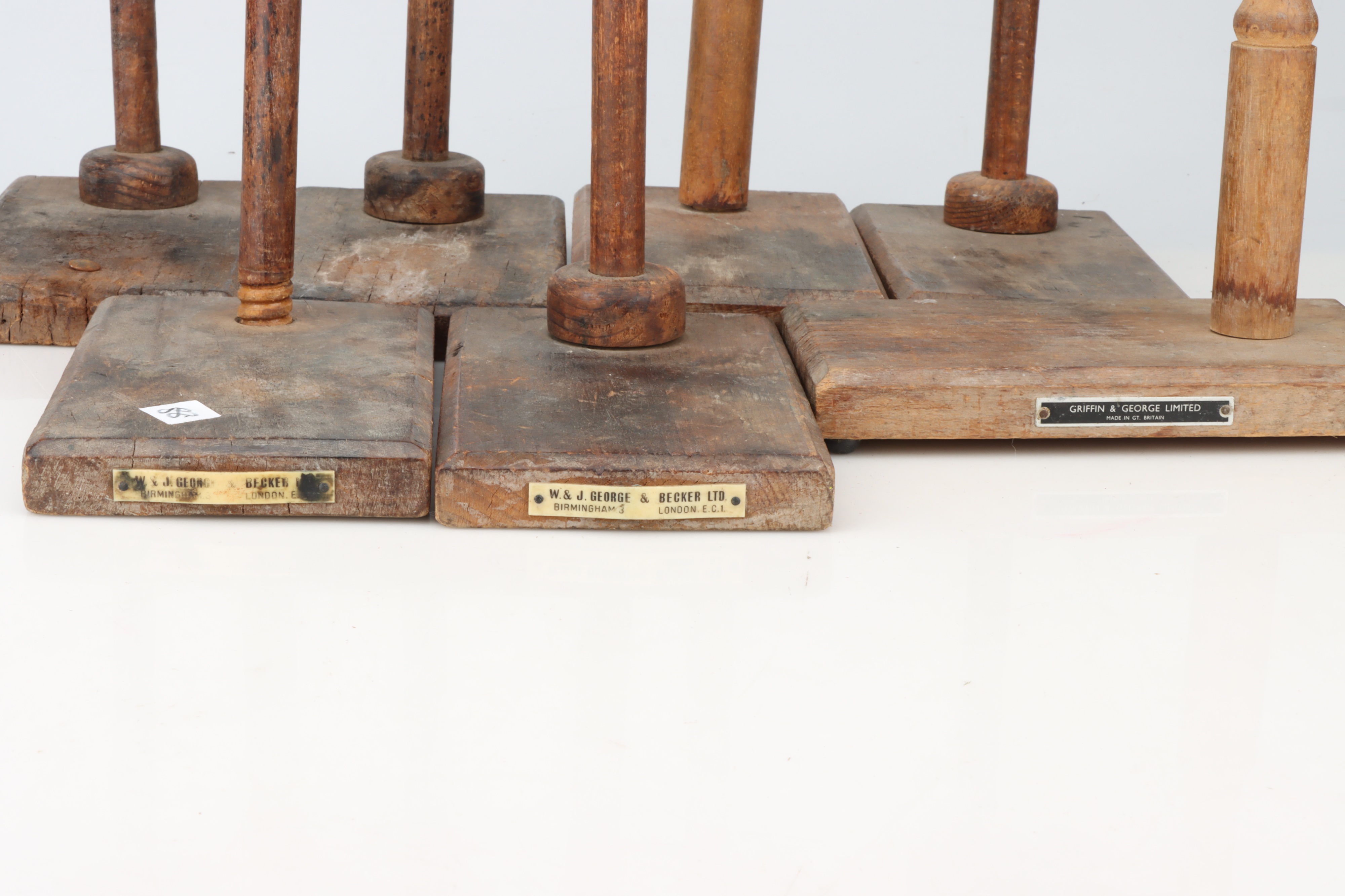 Lot 221 - A Large Collection of Early Chemistry Stands