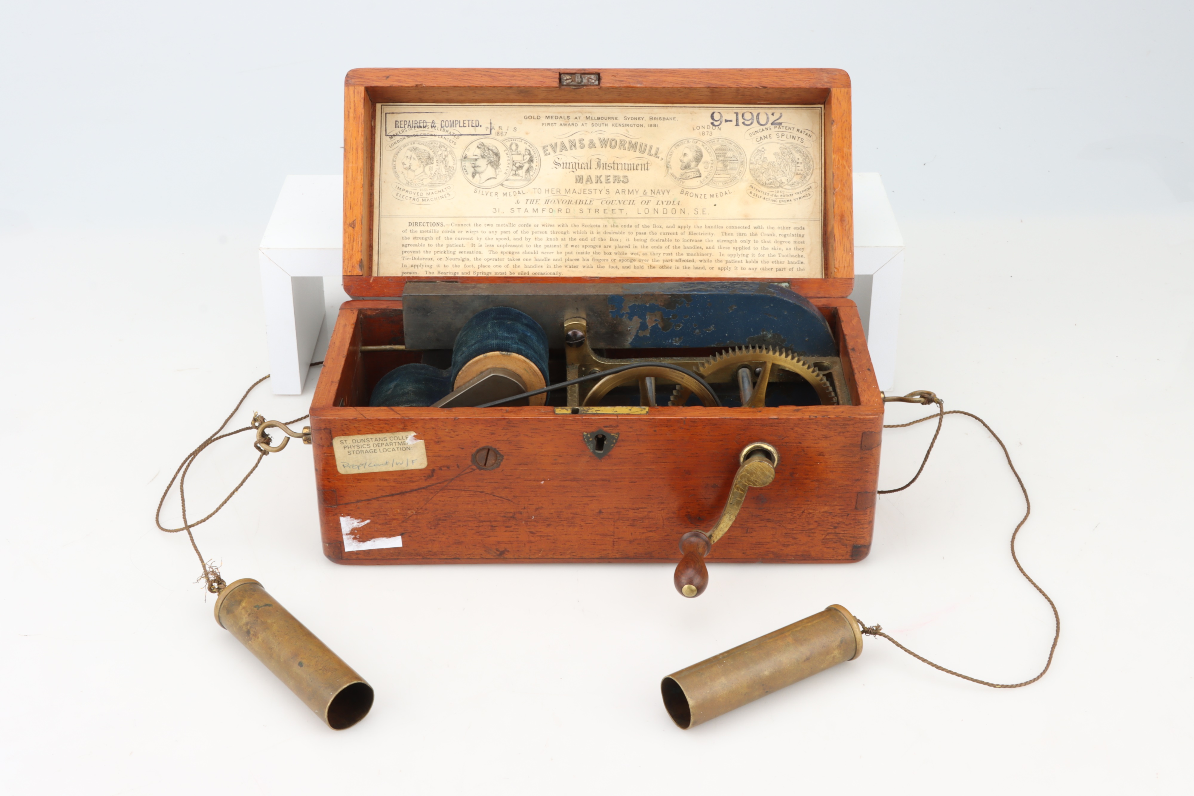 Lot 331 - An Electro-Medical Shock Machine By Evans,