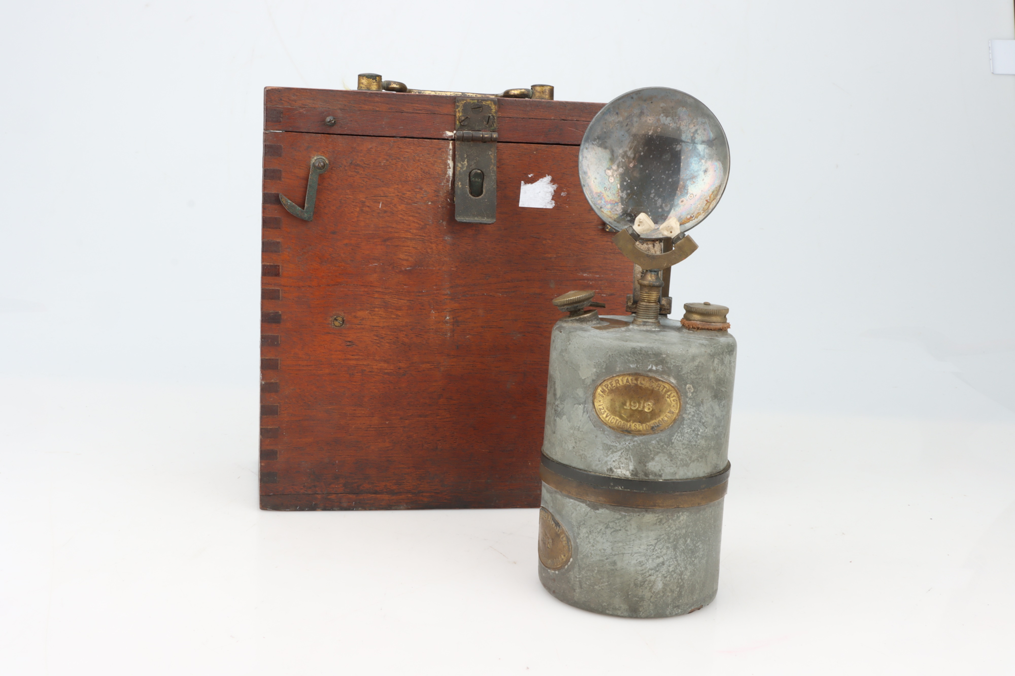 Lot 224 - A Rare Miners Acetylene Lamp,
