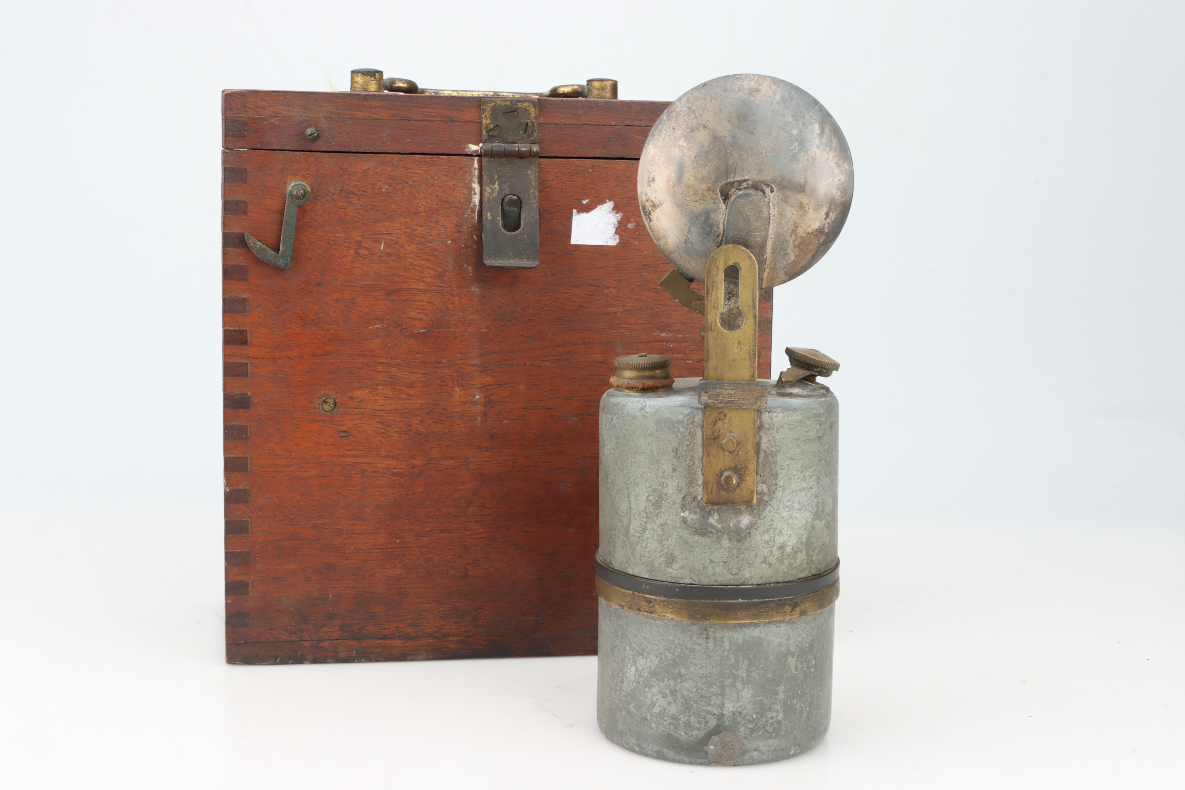 Lot 224 - A Rare Miners Acetylene Lamp,