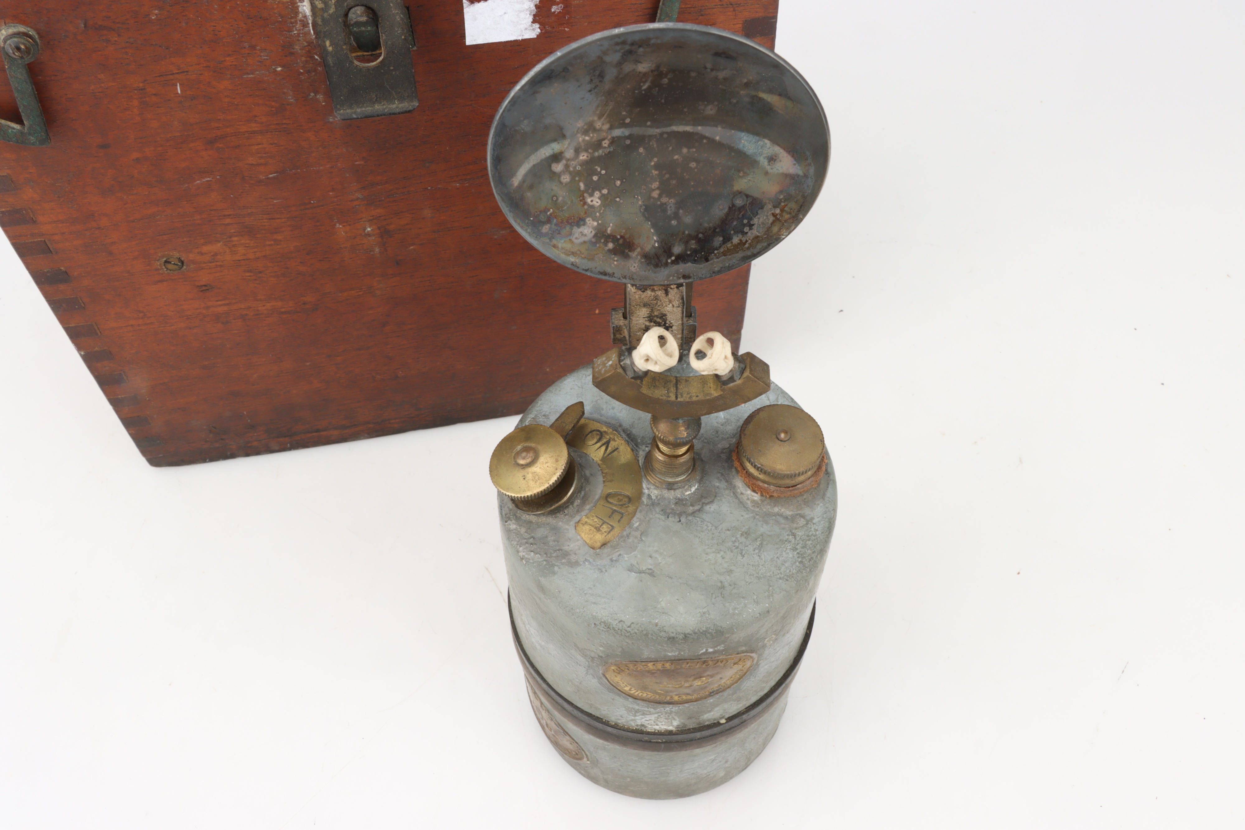 Lot 224 - A Rare Miners Acetylene Lamp,