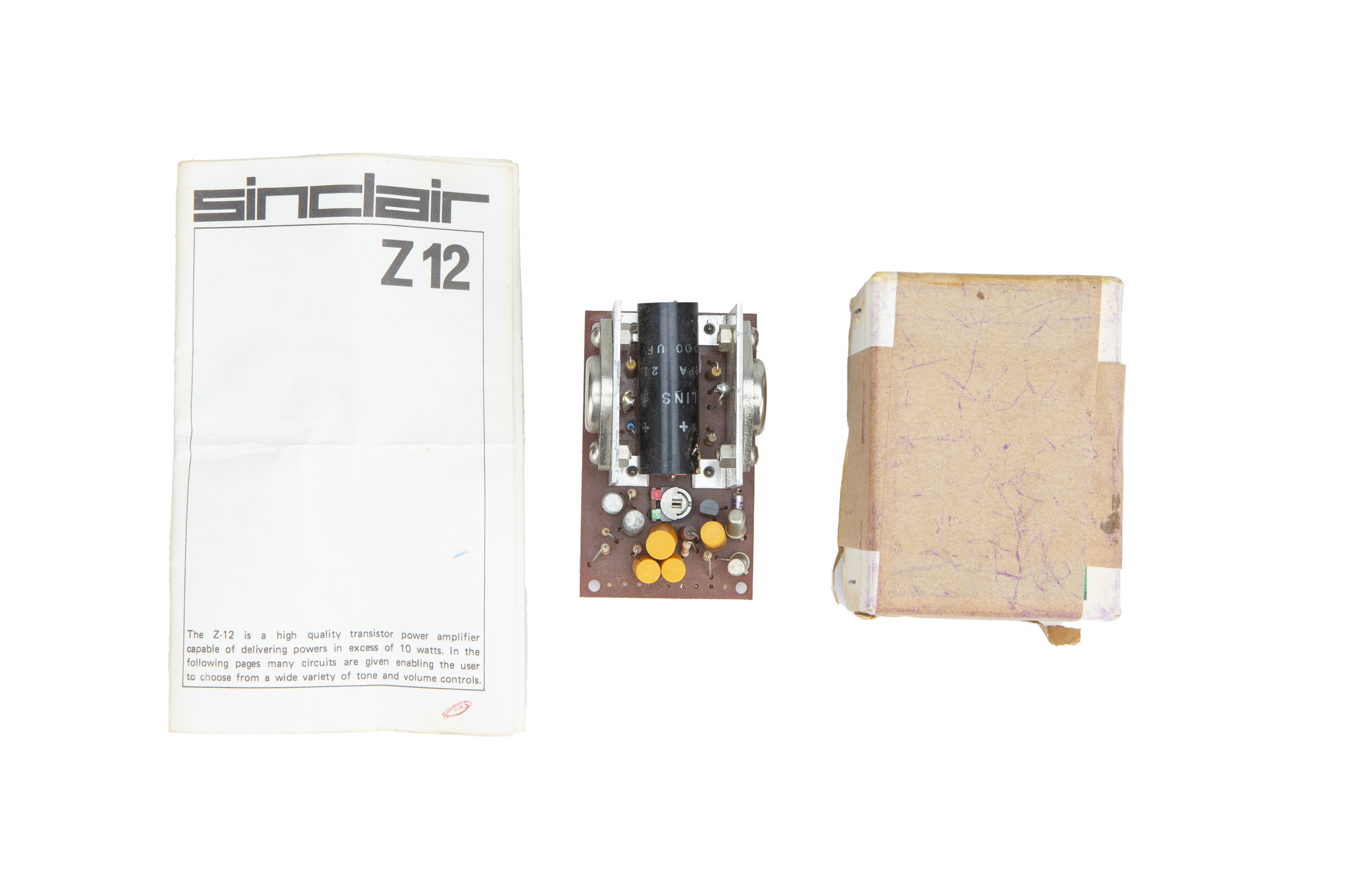 Lot 178 - A Sinclair z12 Transistor Power Amplifier,