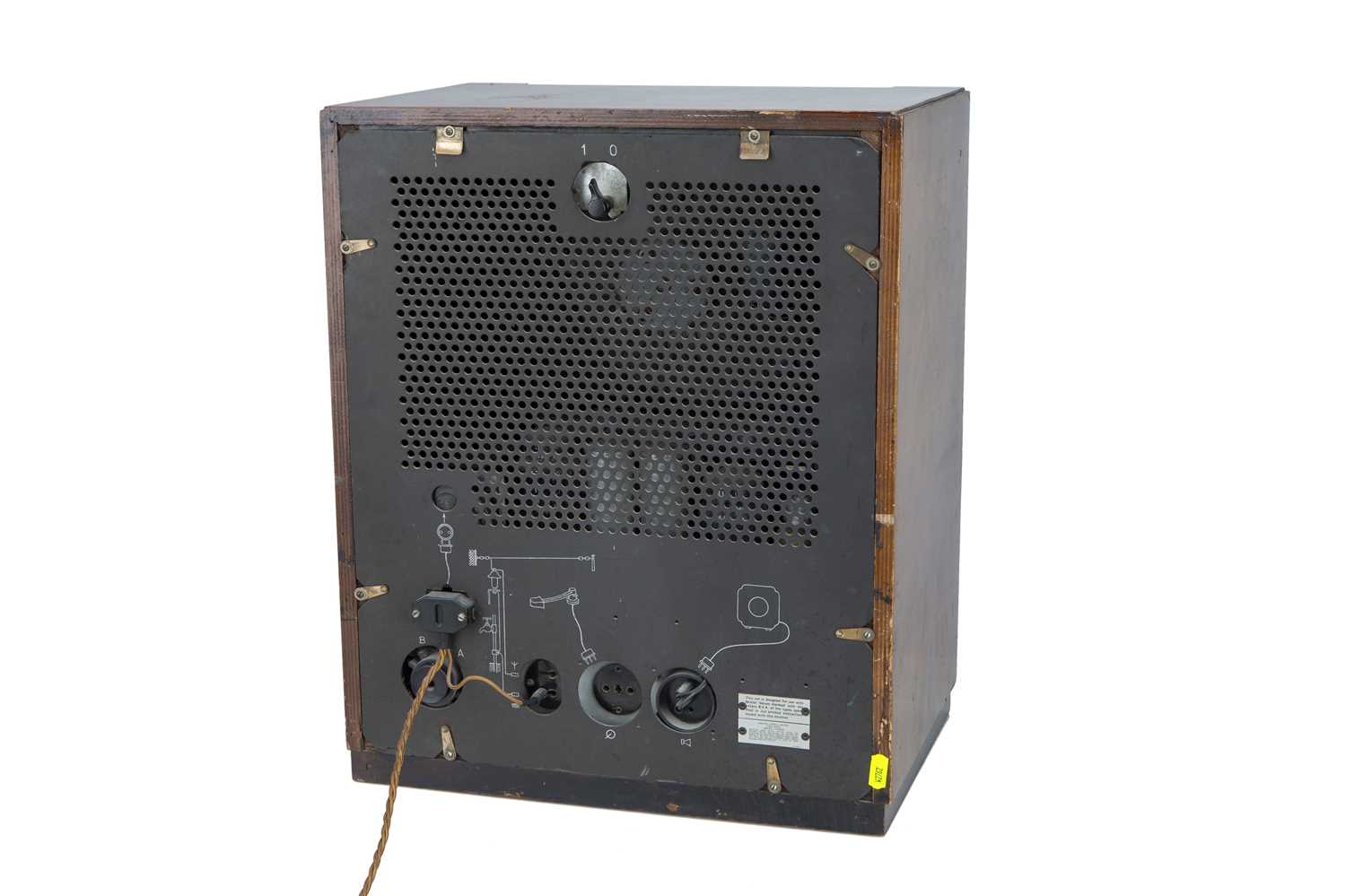 Lot 179 - Large Philips Art Deco Valve Radio,