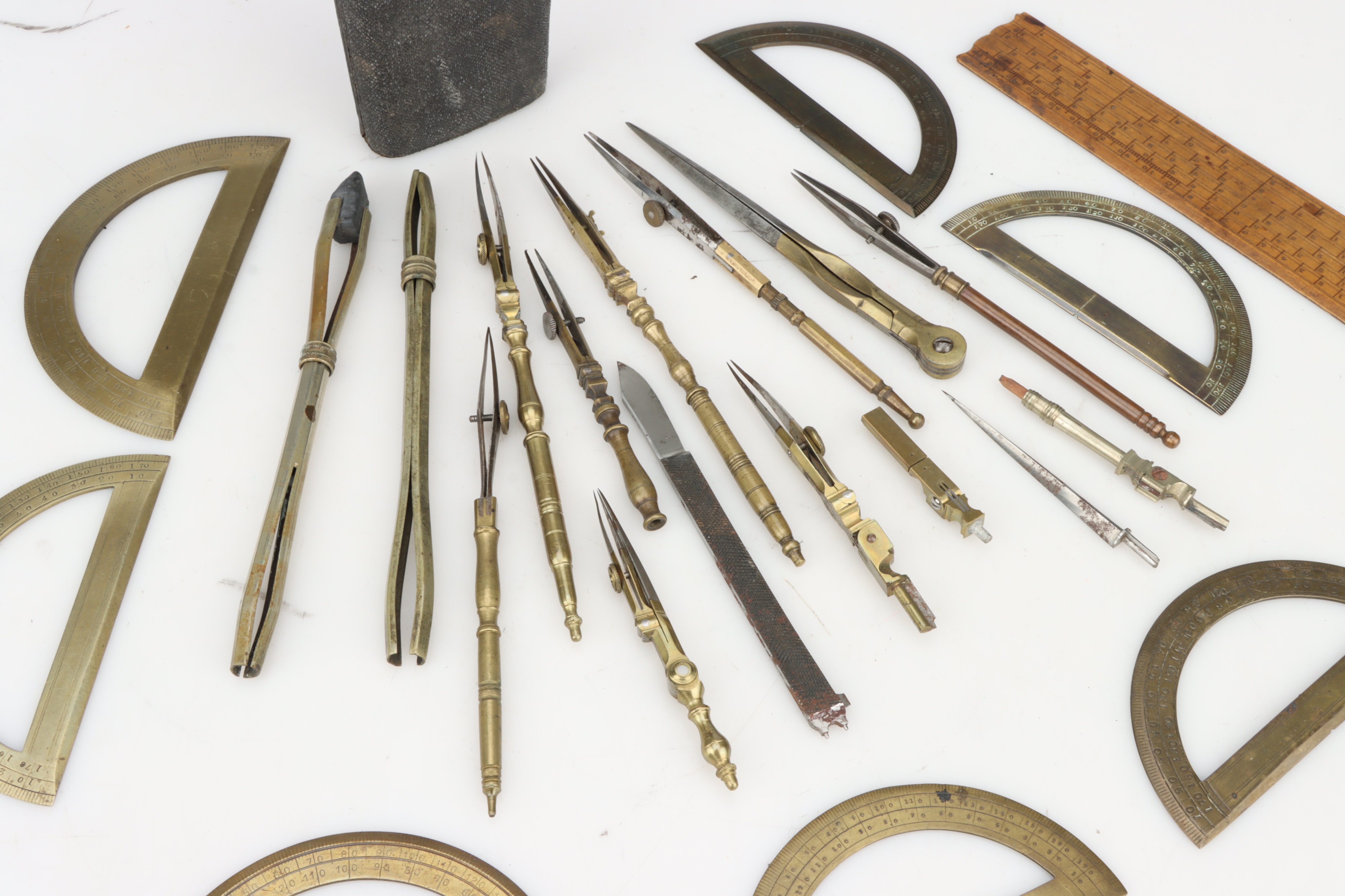 Lot 245 - 18th and 19th Century Drawing Instruments,