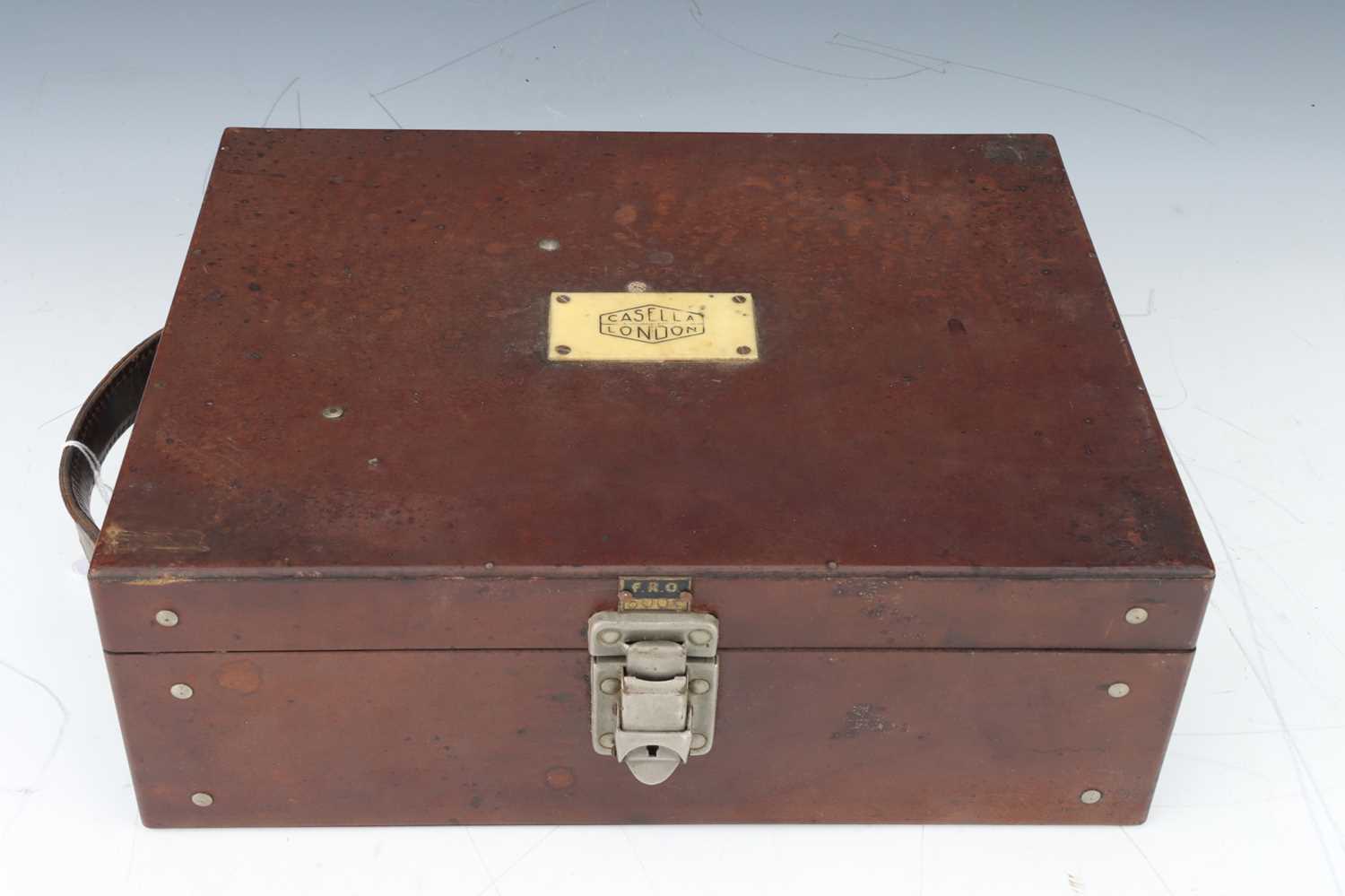 Lot 234 - A Casella of London Portable 3-Cup