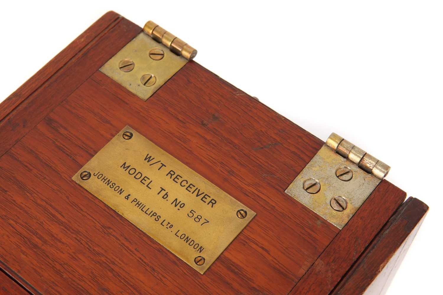 Lot 128 - A WW1 Aircraft Crystal Radio Receiver,